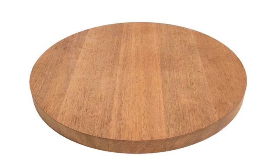 Round Merbau platter table for camping | Bunnings Workshop community