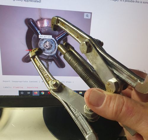 Tap head stuck on spindle | Bunnings Workshop community