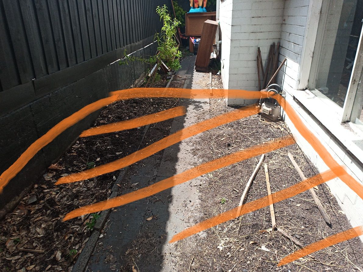 Solved: How to build low level deck between 2 br... | Bunnings Workshop ...