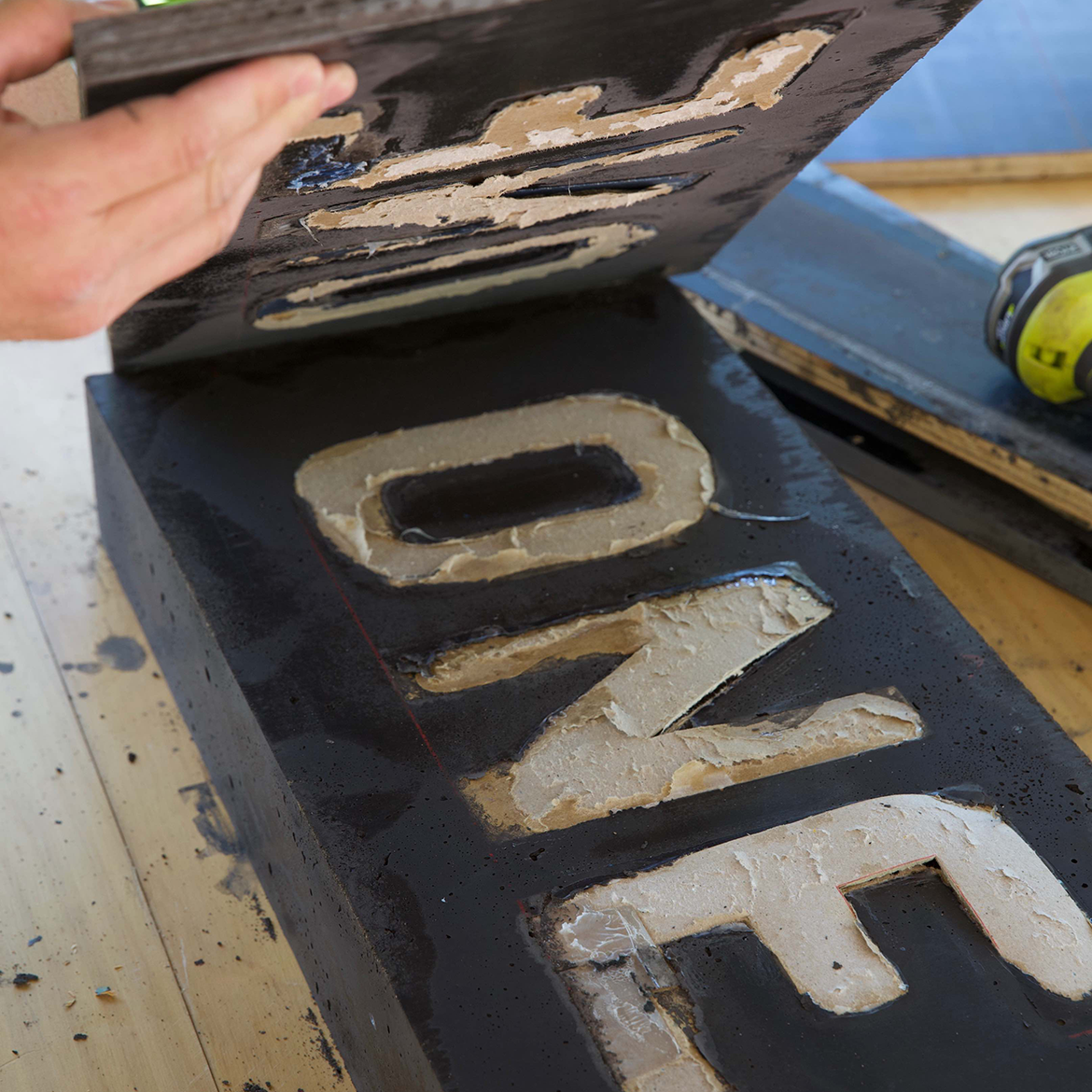 How to create concrete house numbers | Bunnings Workshop community