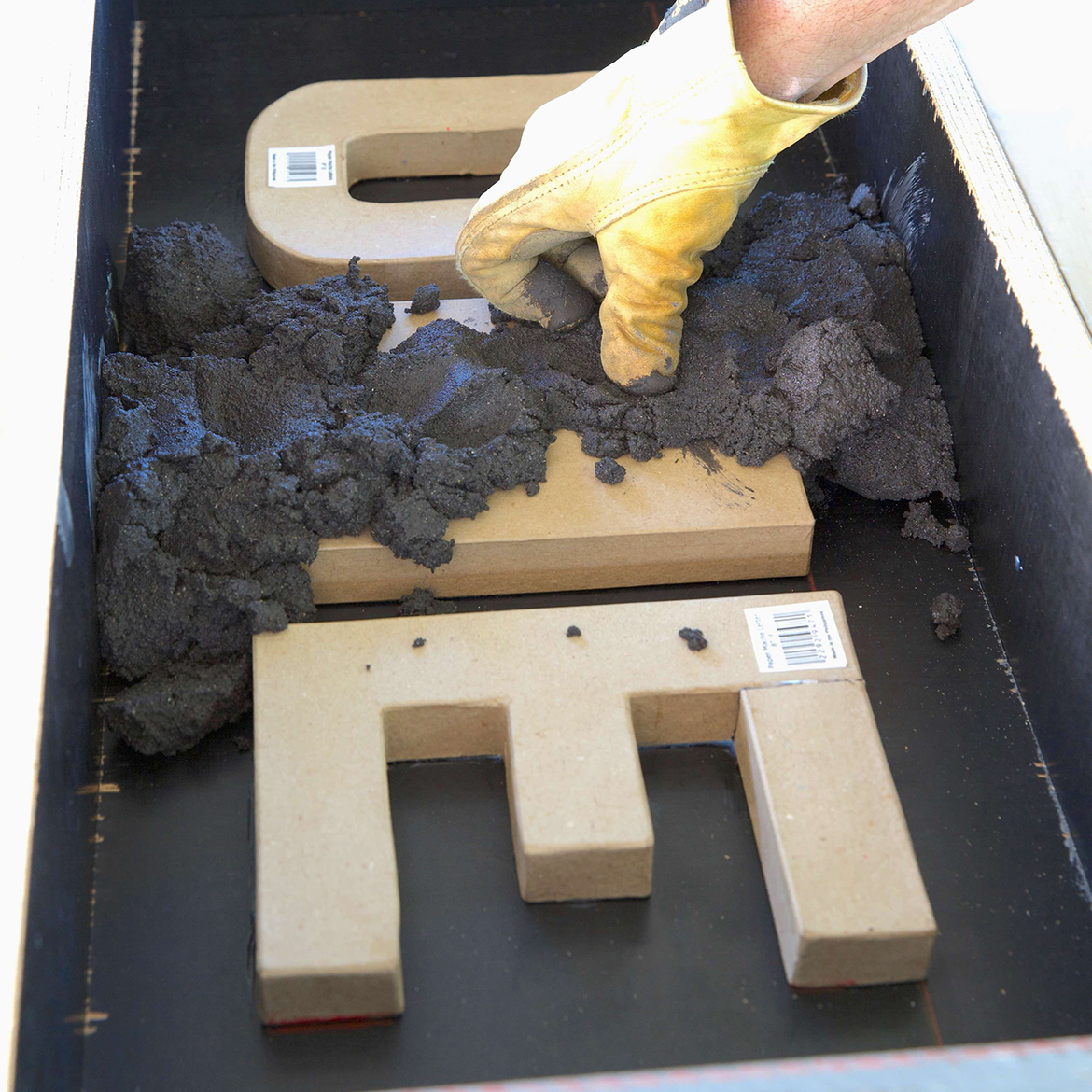 How to create concrete house numbers | Bunnings Workshop community