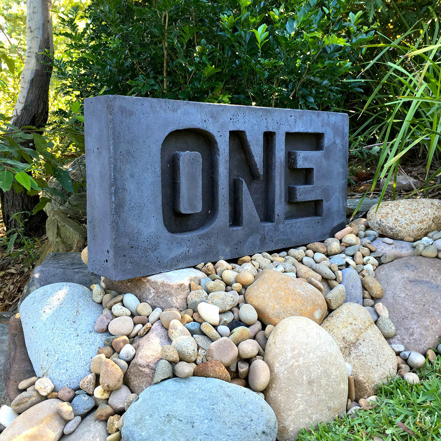 How to create concrete house numbers | Bunnings Workshop community