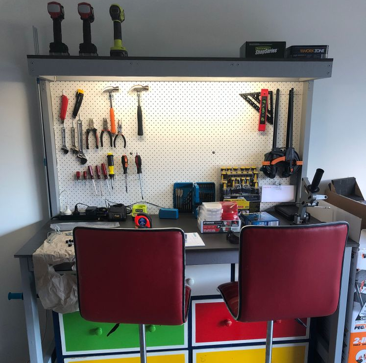 Workbench with tool storage | Bunnings Workshop community