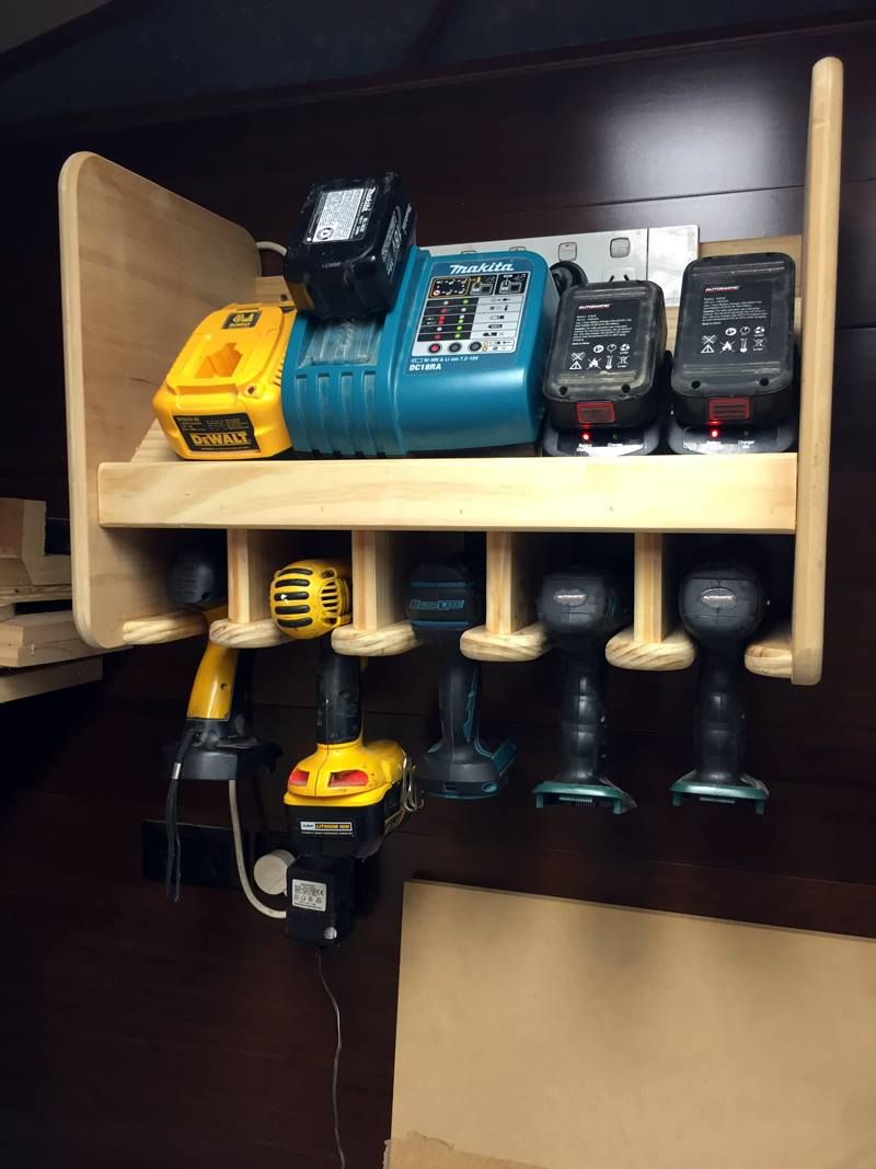 Another Cordless Drill Storage Station | Bunnings Workshop community