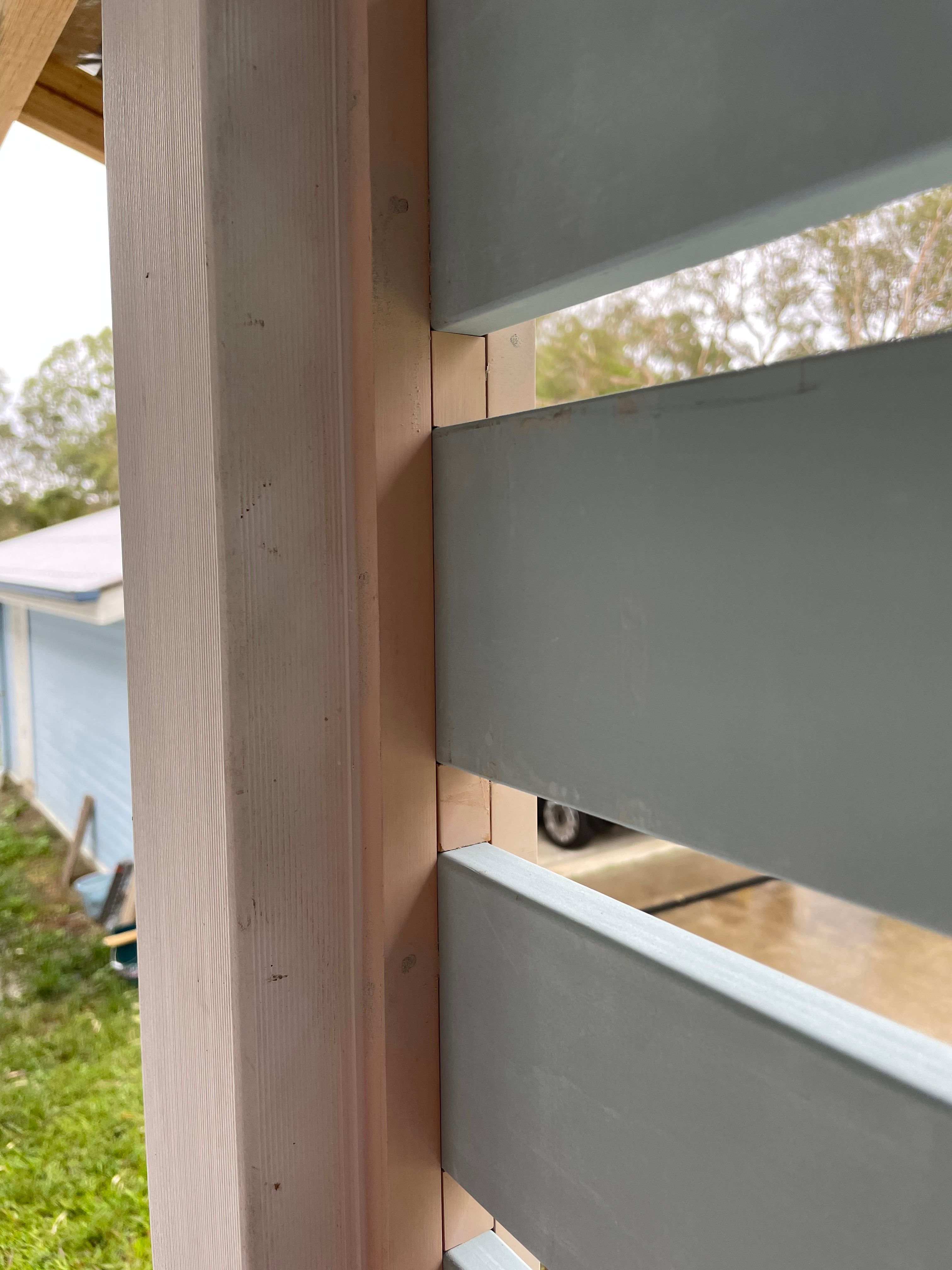 Old-school screening for new side entry | Bunnings Workshop community