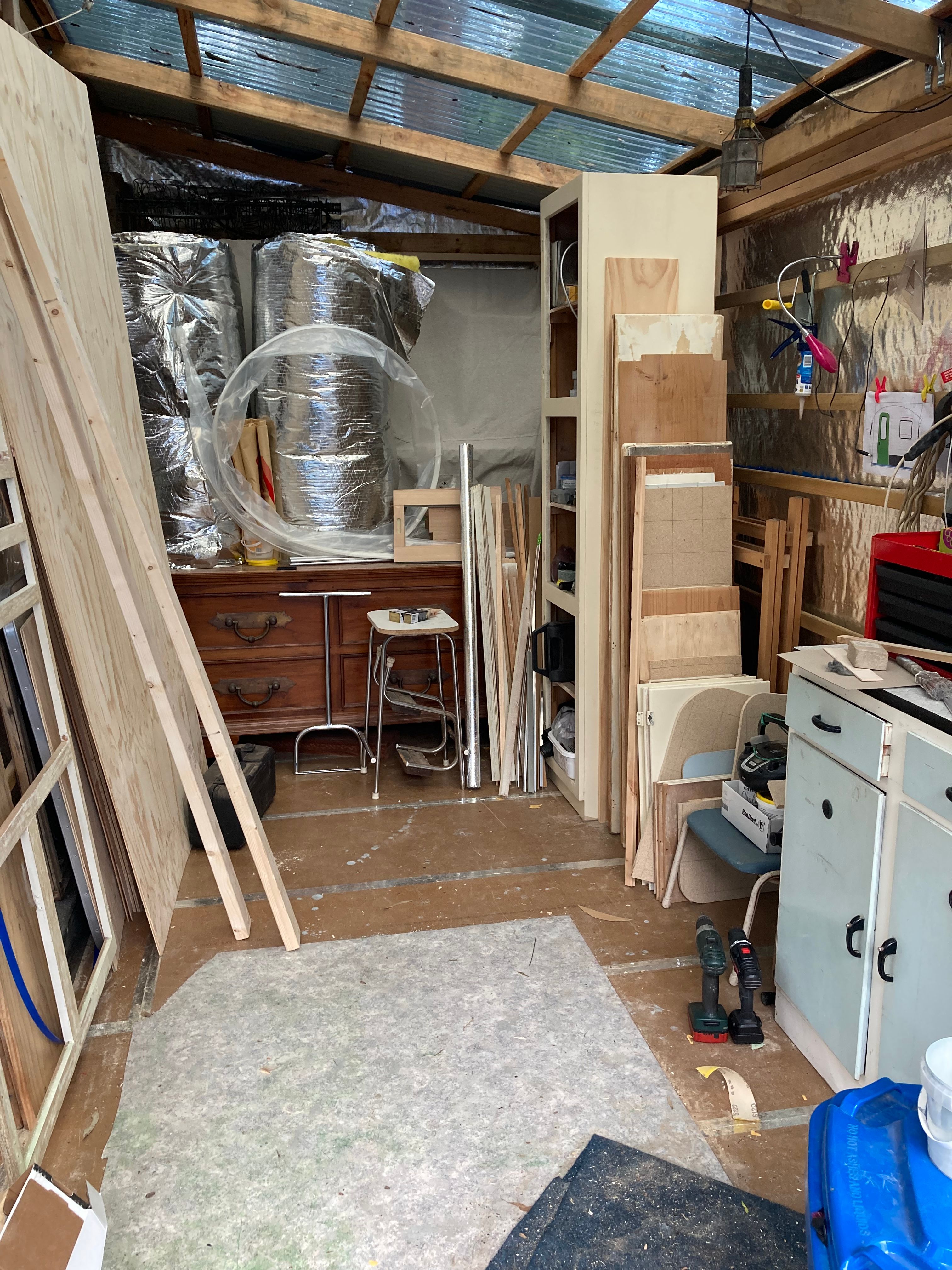Mobile workshop on a car trailer | Bunnings Workshop community