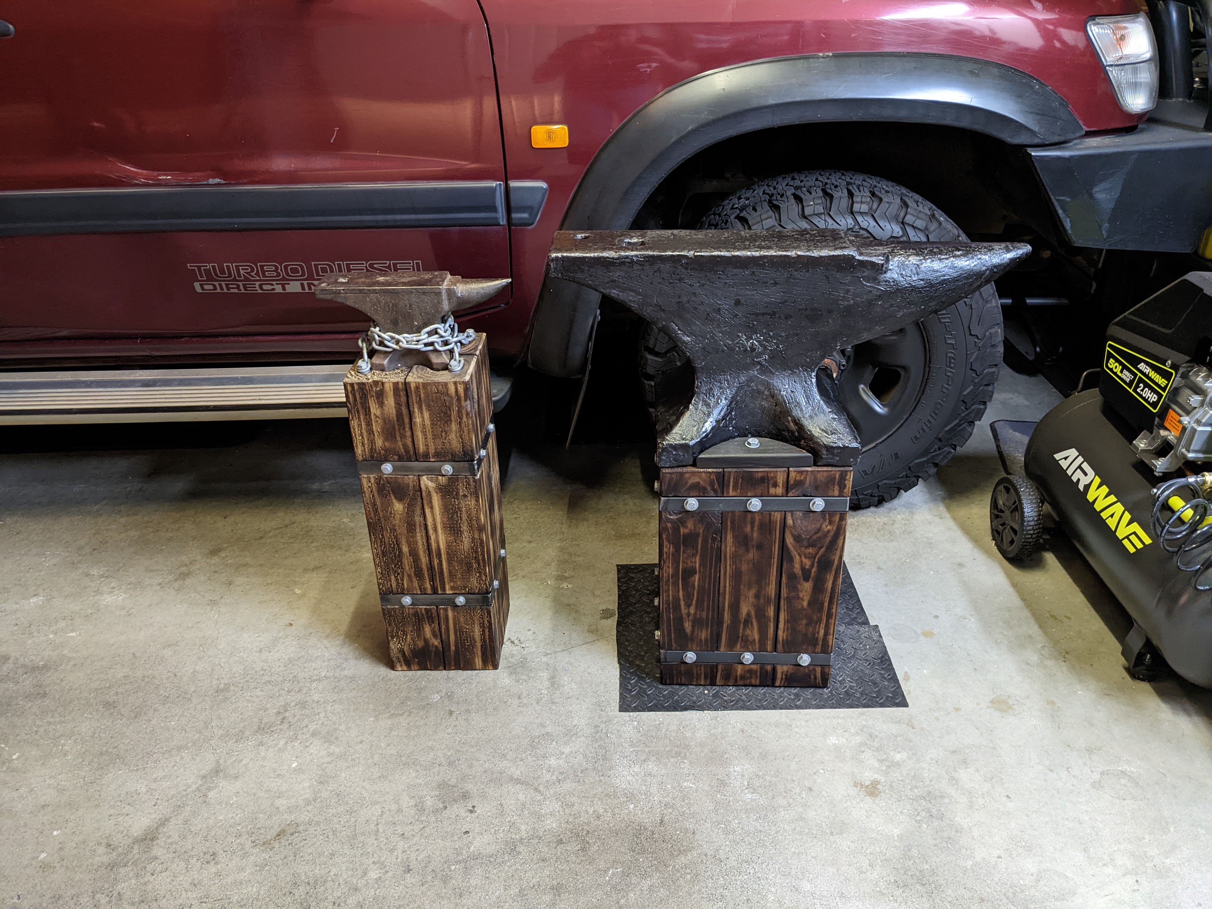 Making an anvil base | Bunnings Workshop community