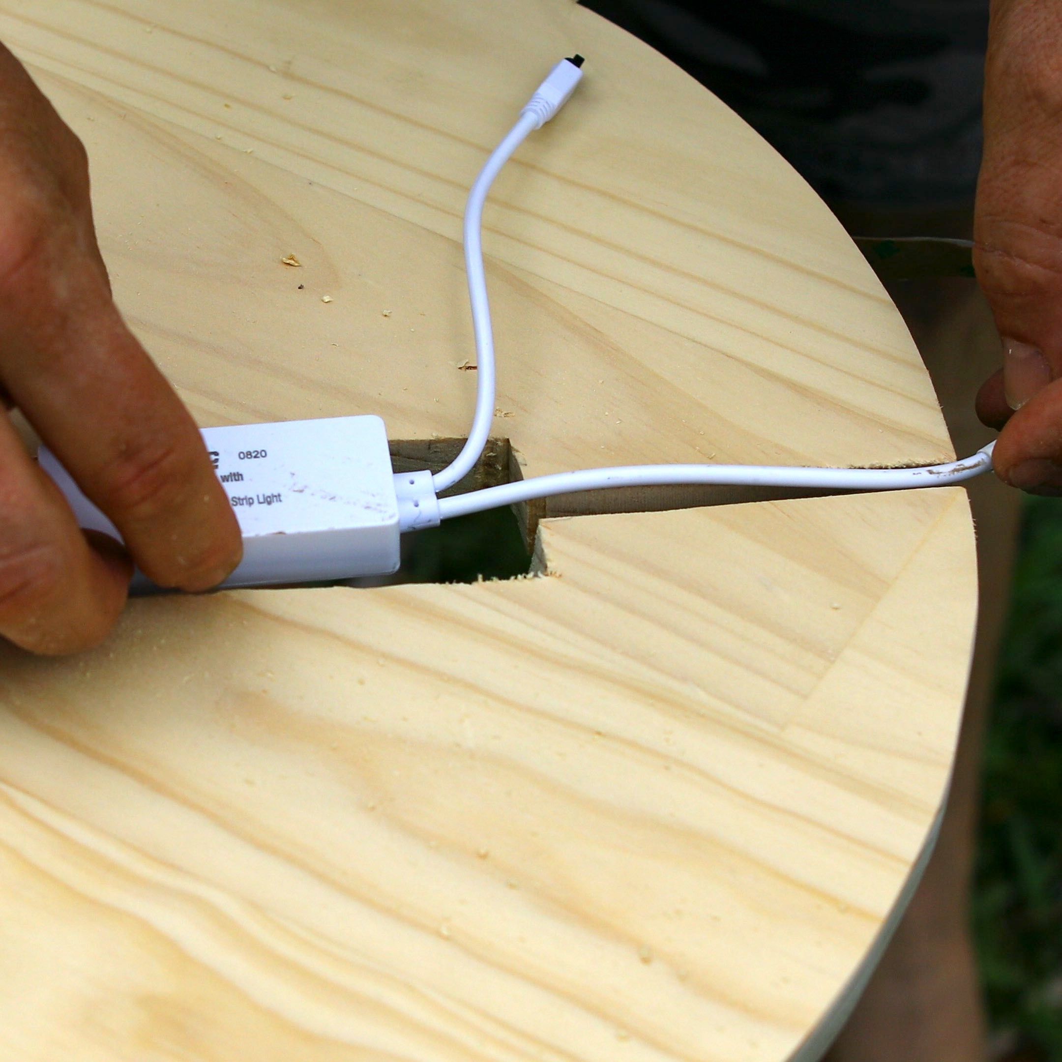 How to make a light disc feature | Bunnings Workshop community