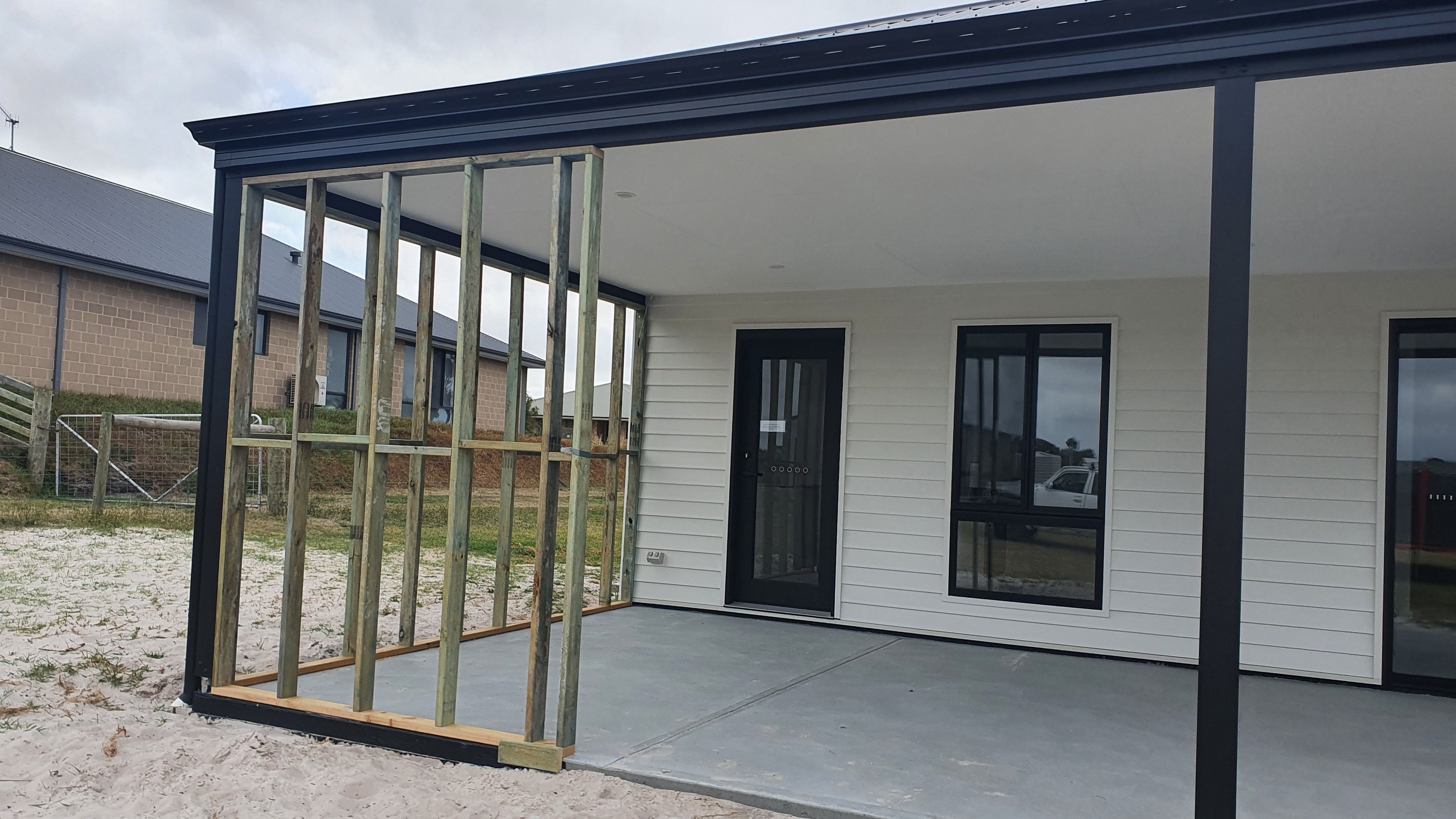 Alfresco wall for privacy and weather pr... | Bunnings Workshop community