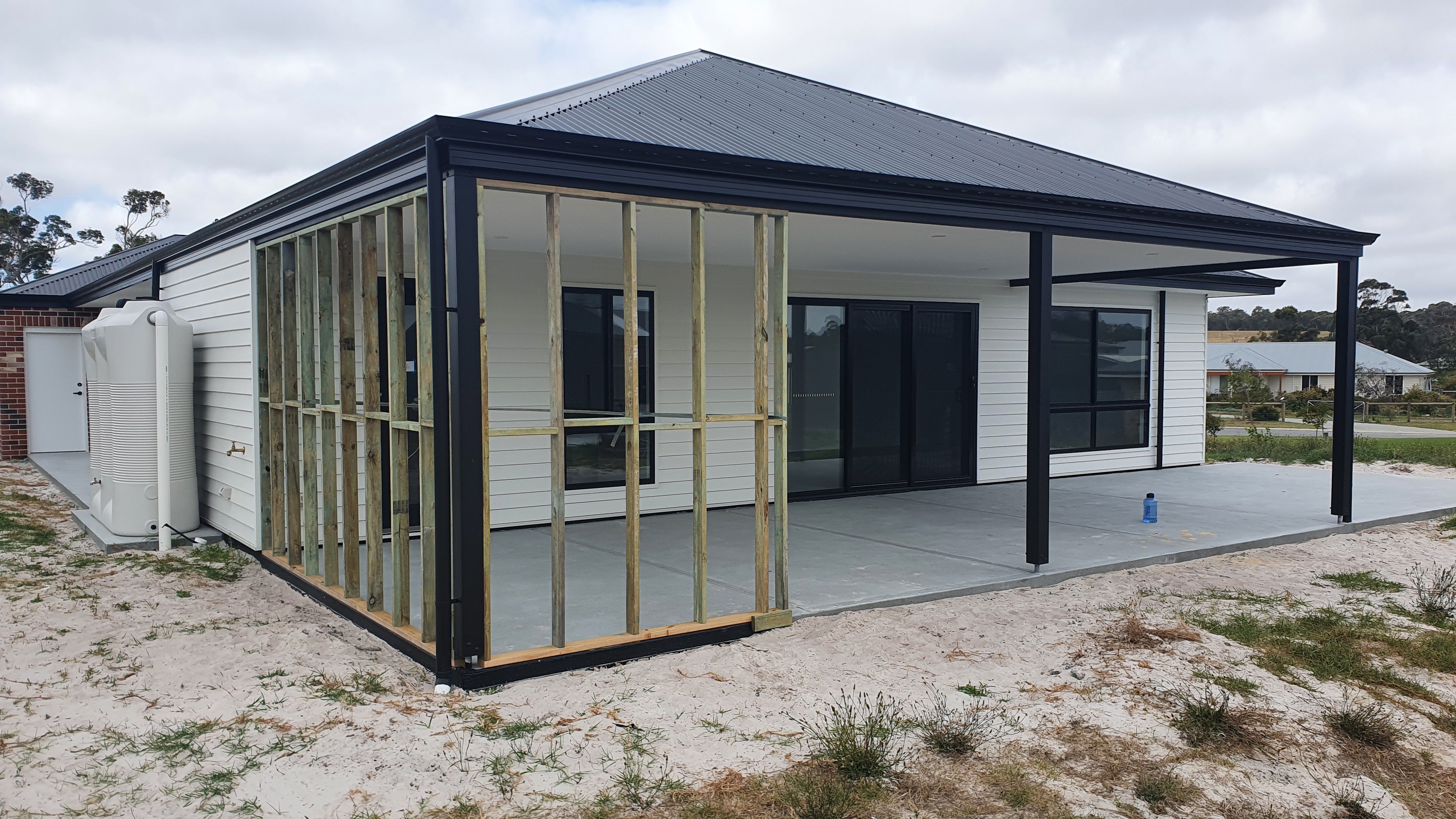 Alfresco wall for privacy and weather pr... | Bunnings Workshop community