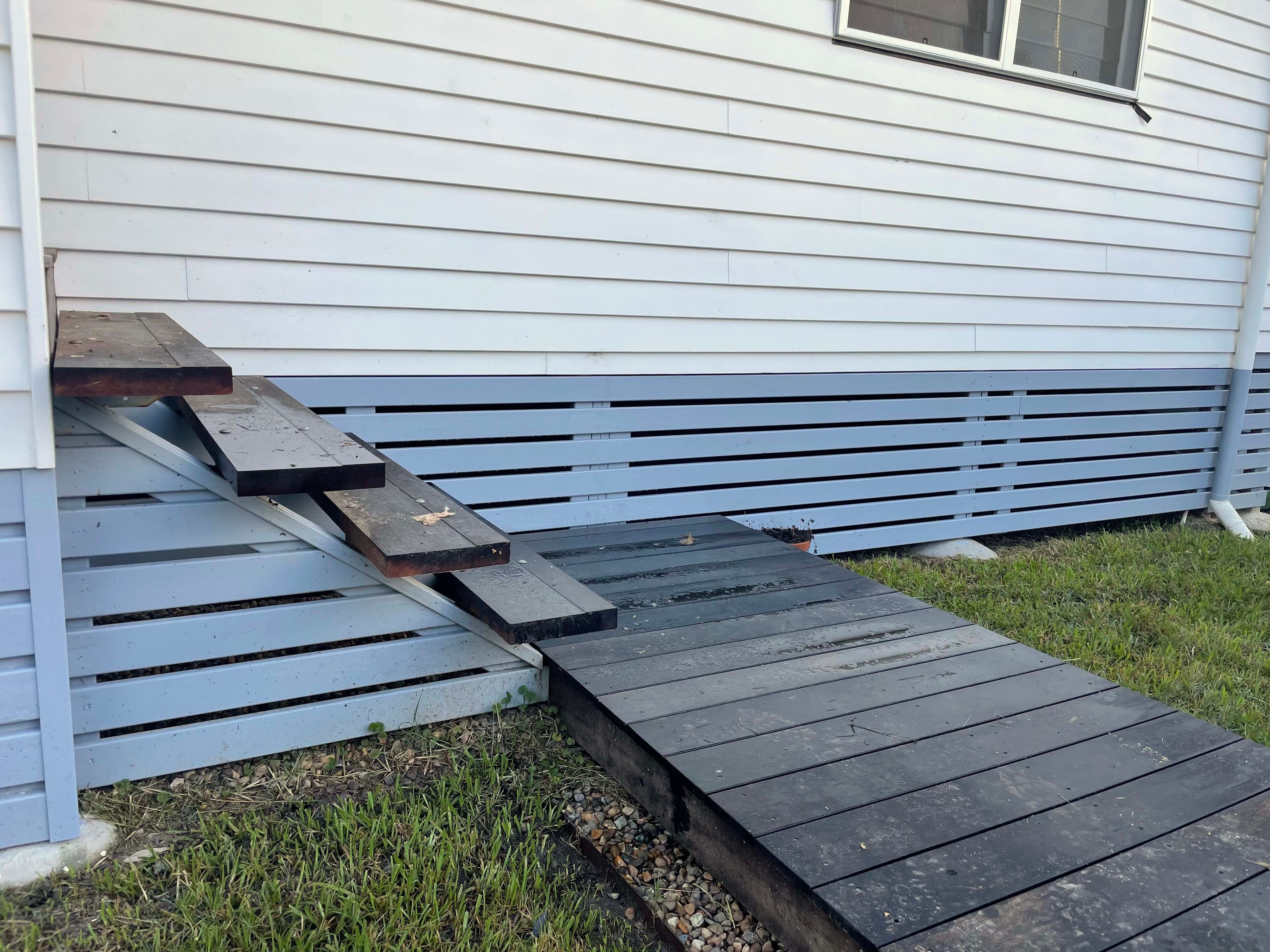 How to add under house screening to meta... | Bunnings Workshop community