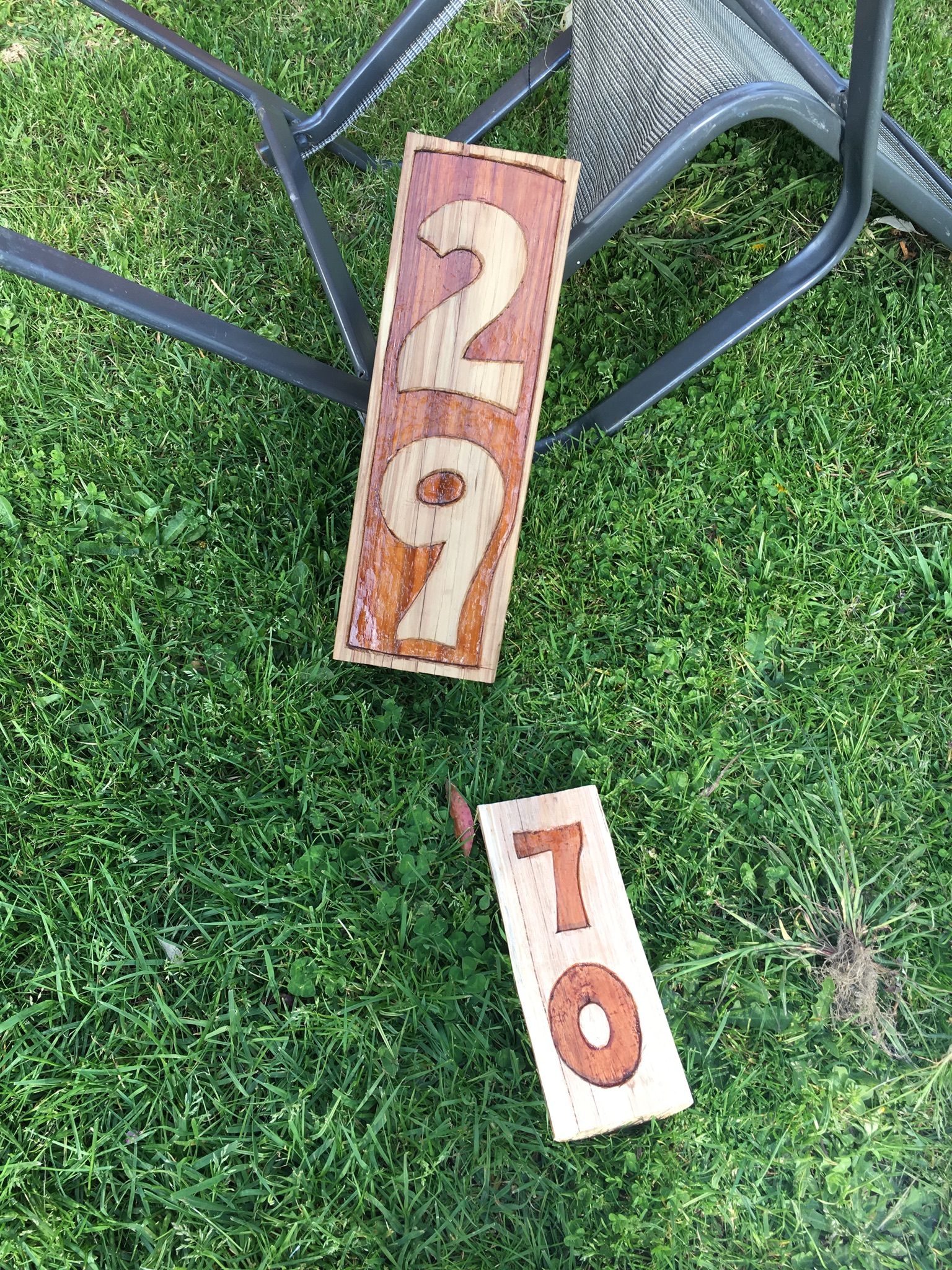 D.I.Y. timber house number signs | Bunnings Workshop community