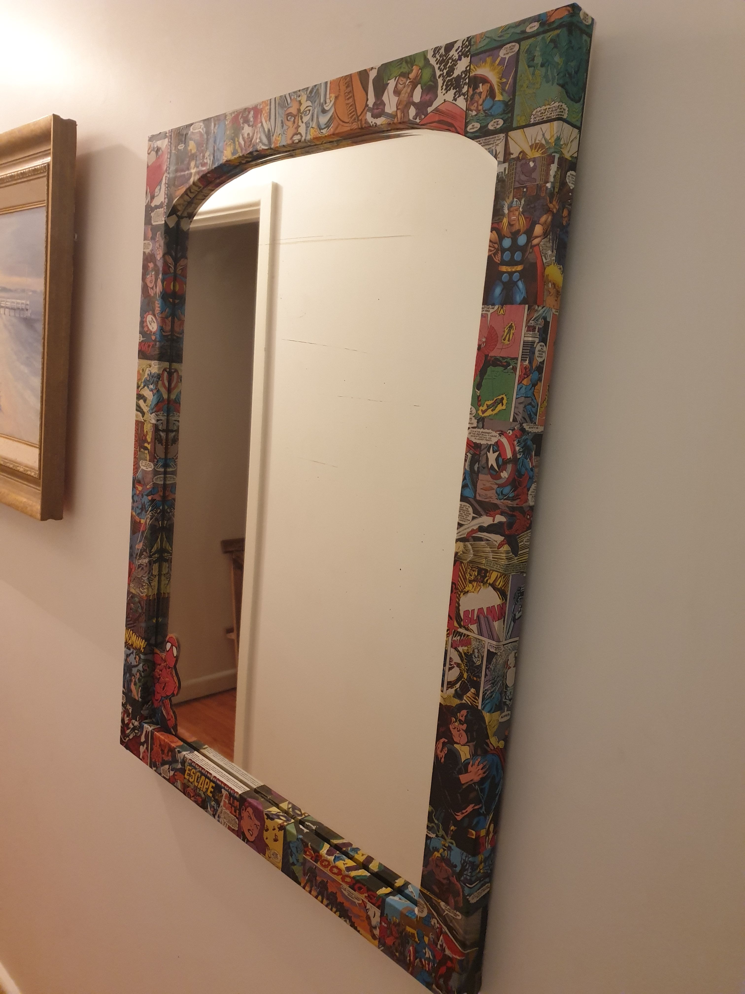 Mirrors upcycle projects with decoupage | Bunnings Workshop community
