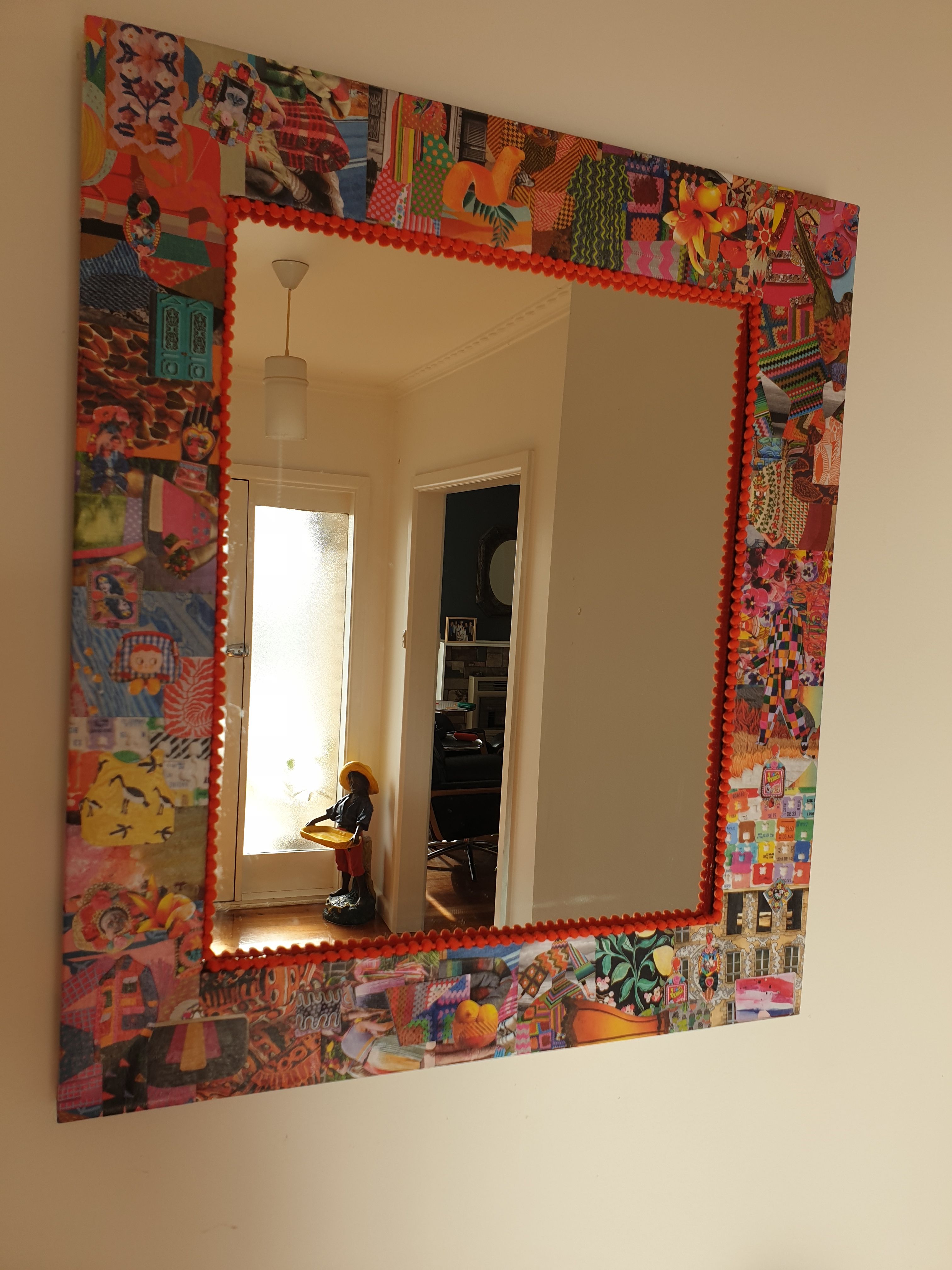 Mirrors upcycle projects with decoupage | Bunnings Workshop community