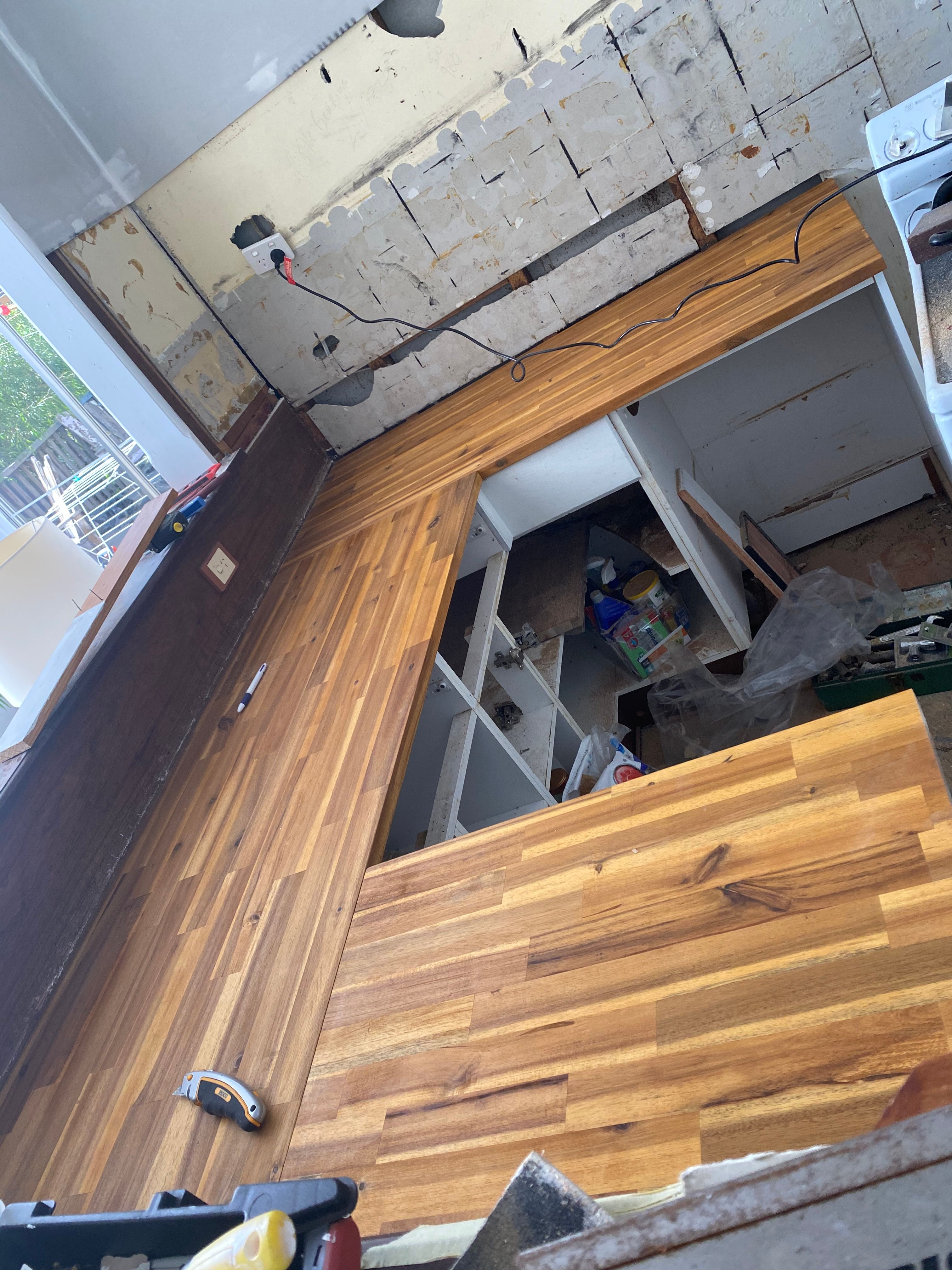 Budget kitchen reno with Acacia benchtop... | Bunnings Workshop community