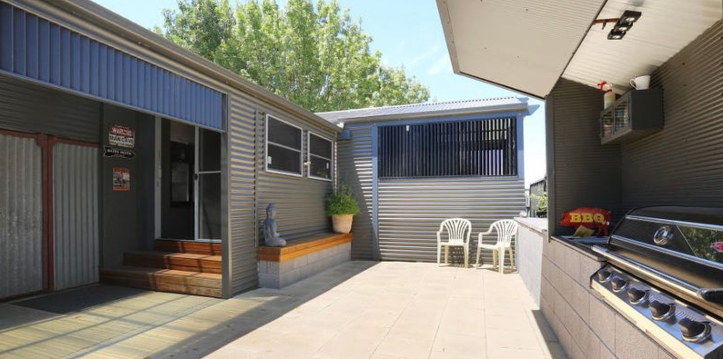 Amazing bachelor pad inside huge garage | Bunnings Workshop community