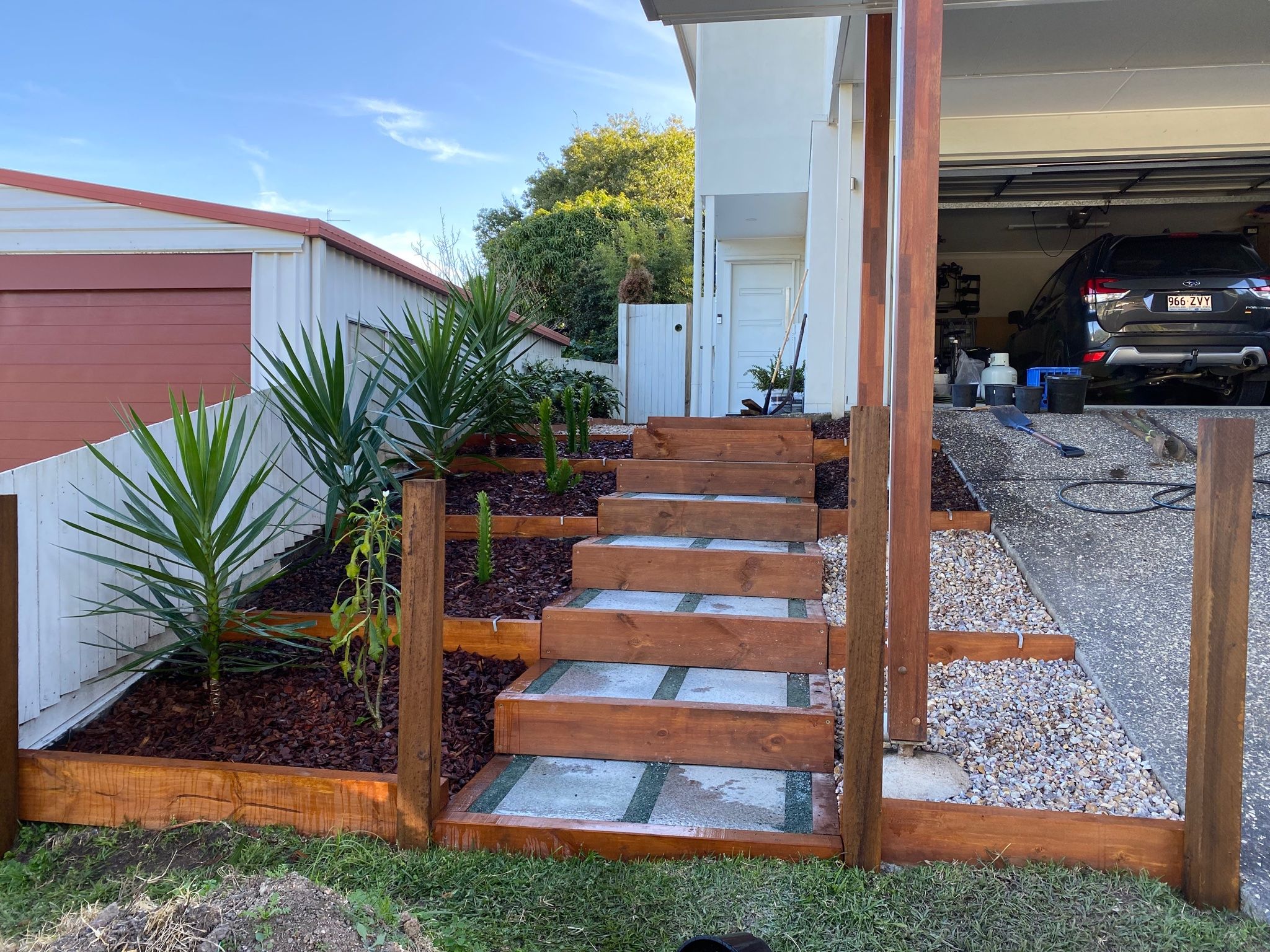 How I made steps for my frontyard | Bunnings Workshop community