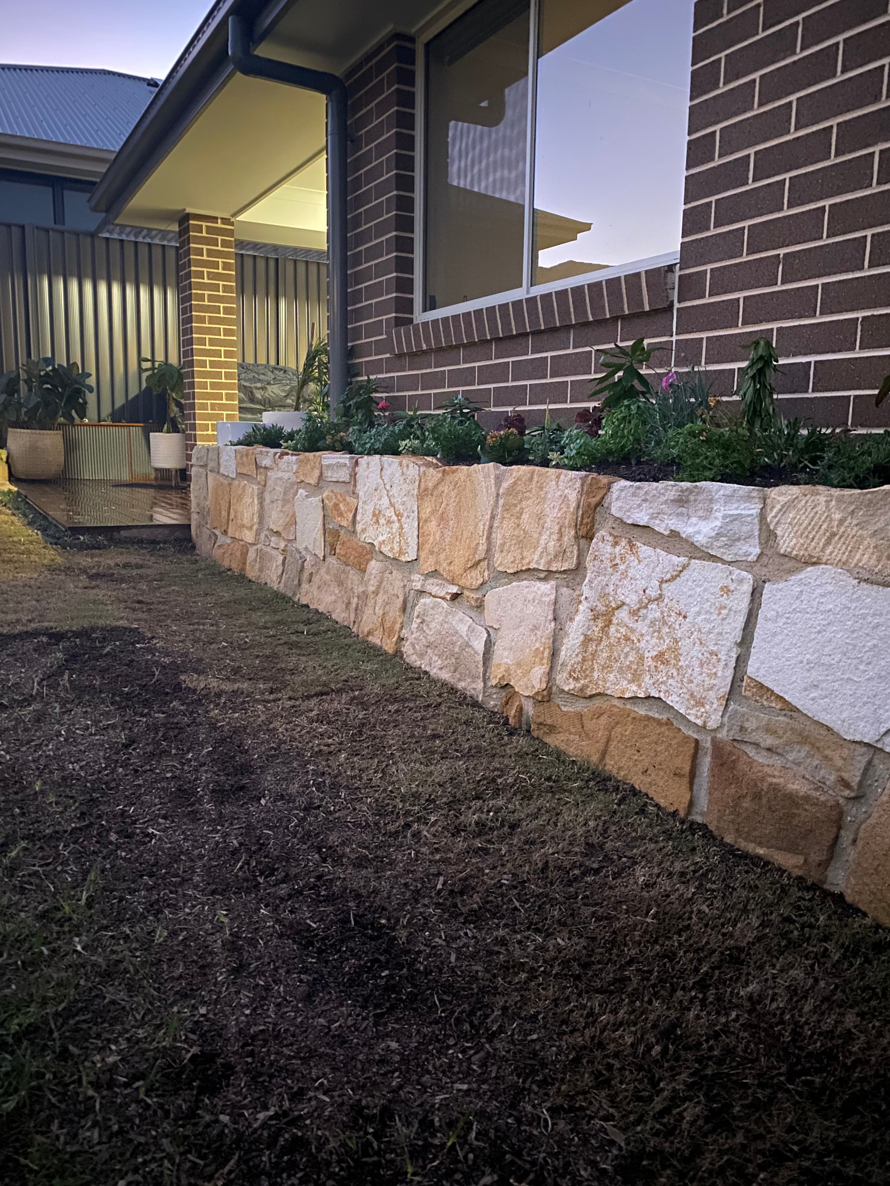 Boring backyard transformed into Tuscan-... | Bunnings Workshop community