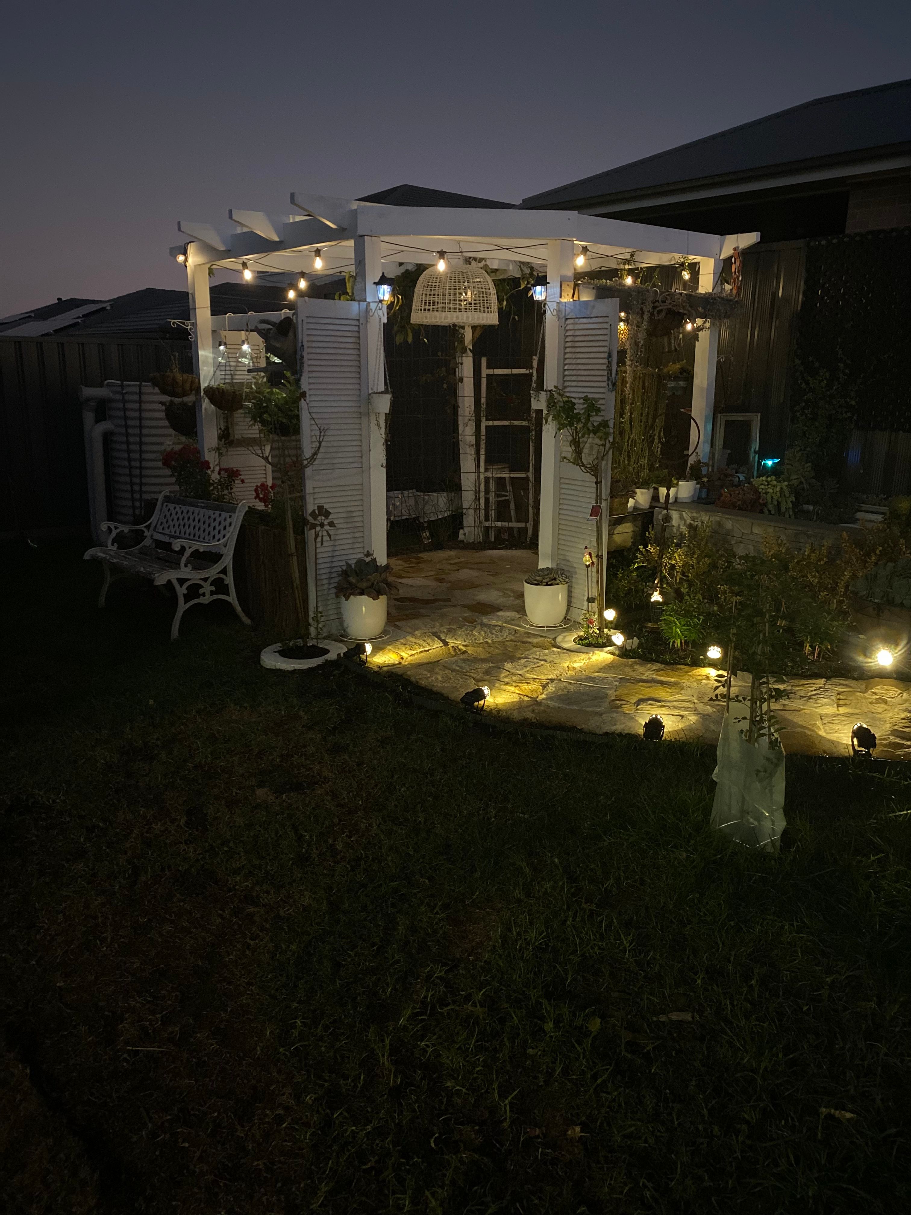 Boring backyard transformed into Tuscan-... | Bunnings Workshop community