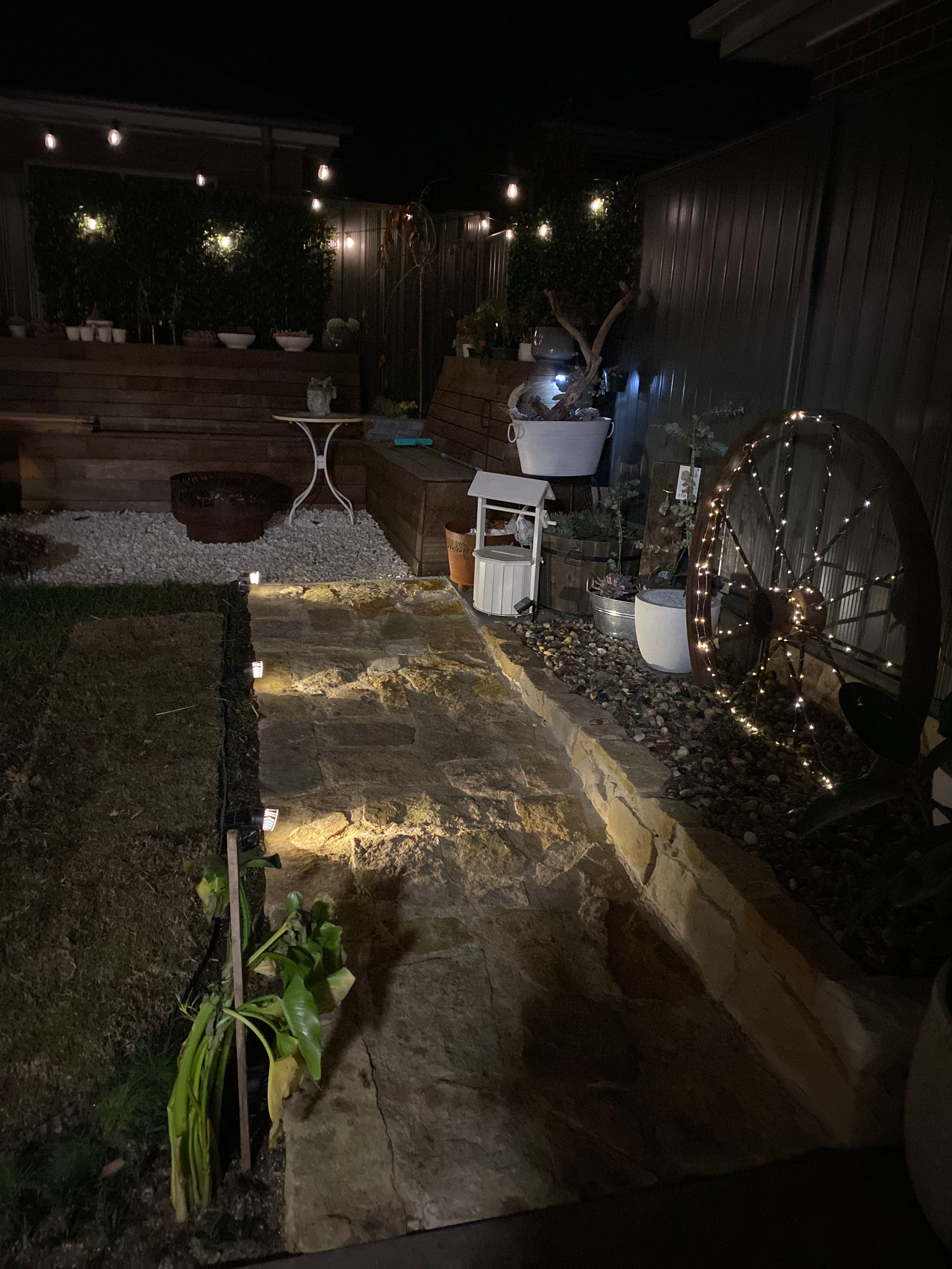 Boring backyard transformed into Tuscan-... | Bunnings Workshop community