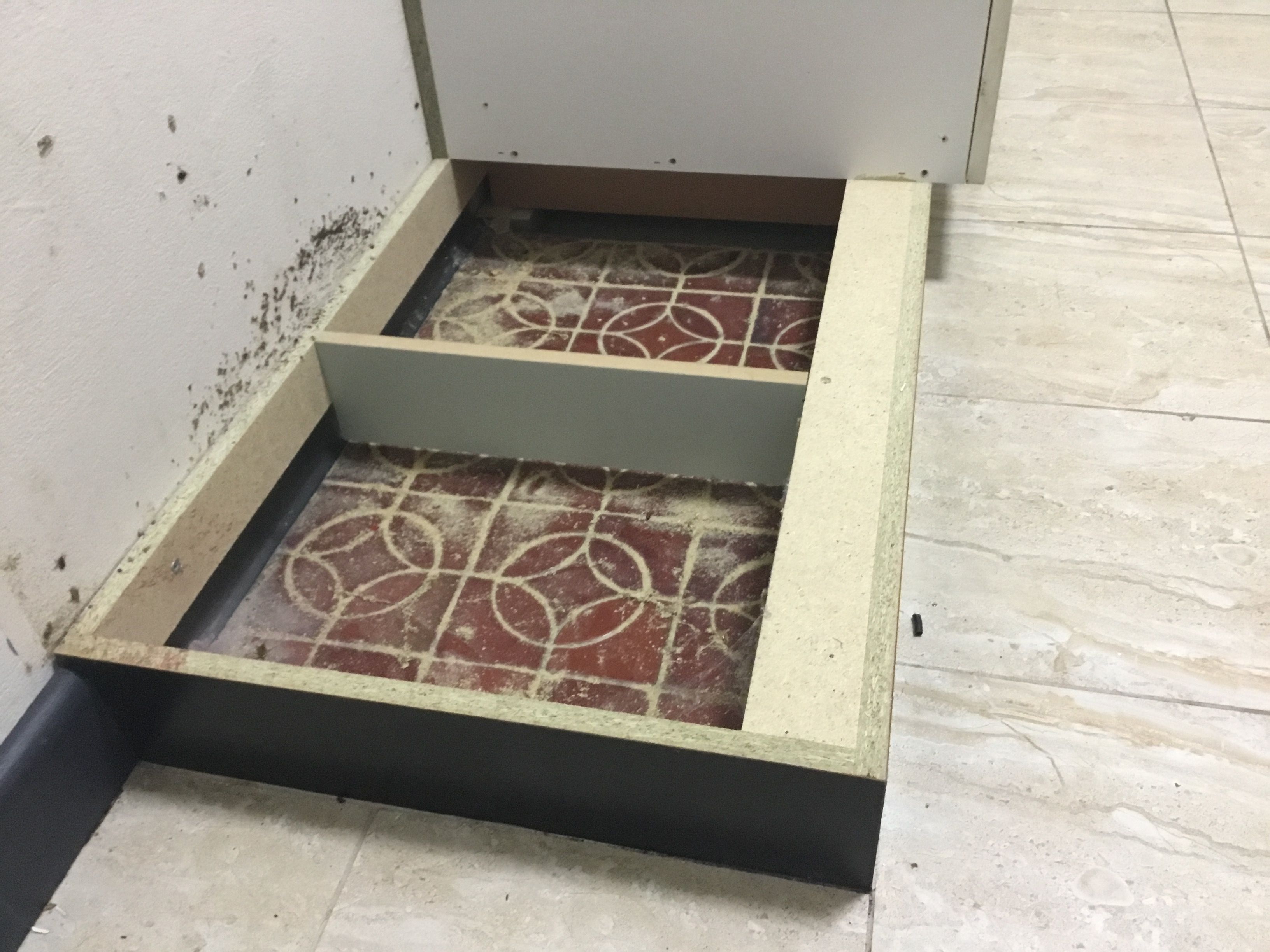 How to deal with uneven tiled floor? | Bunnings Workshop community