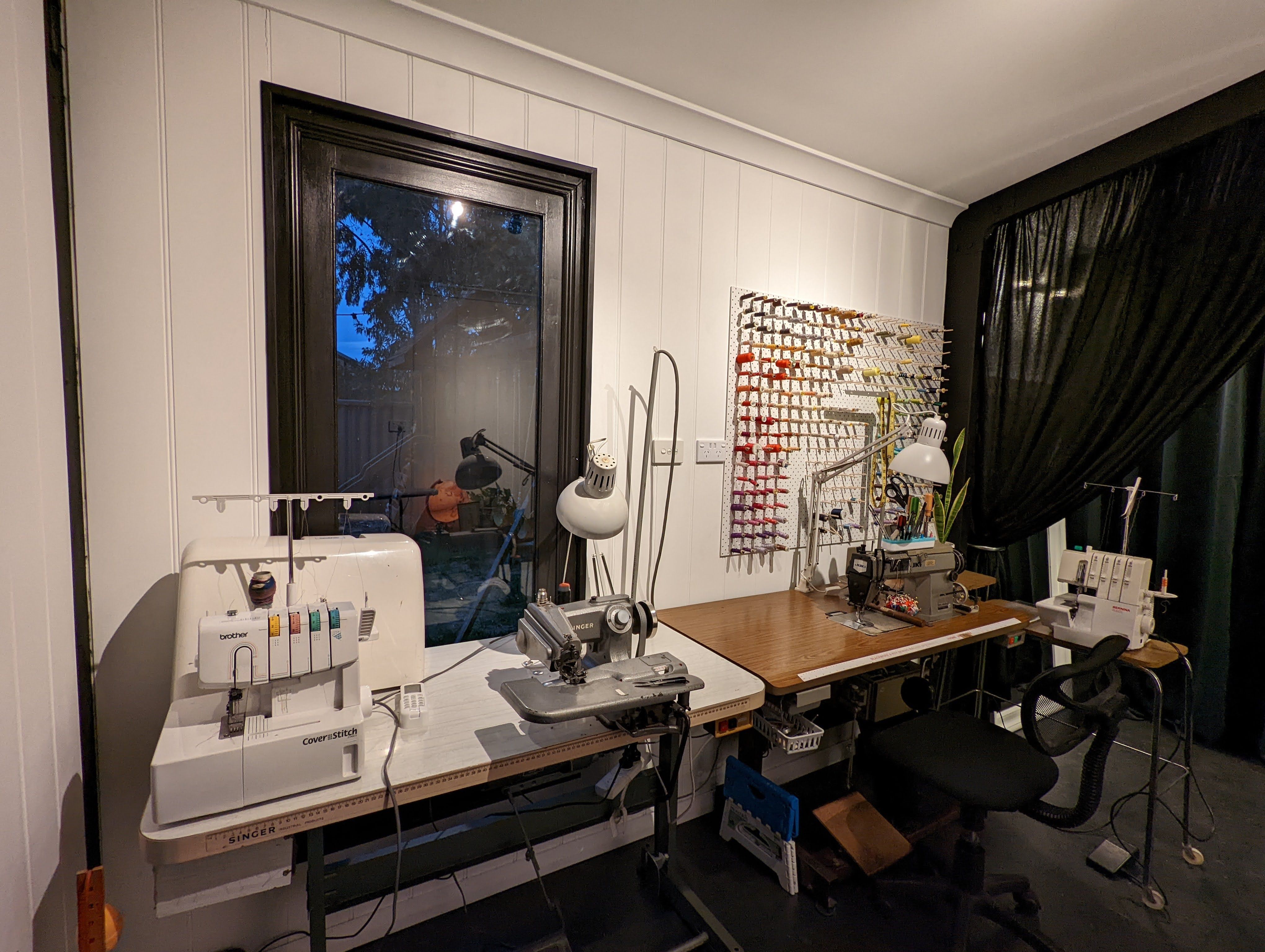 Shed converted to sewing studio with Fre... | Bunnings Workshop community