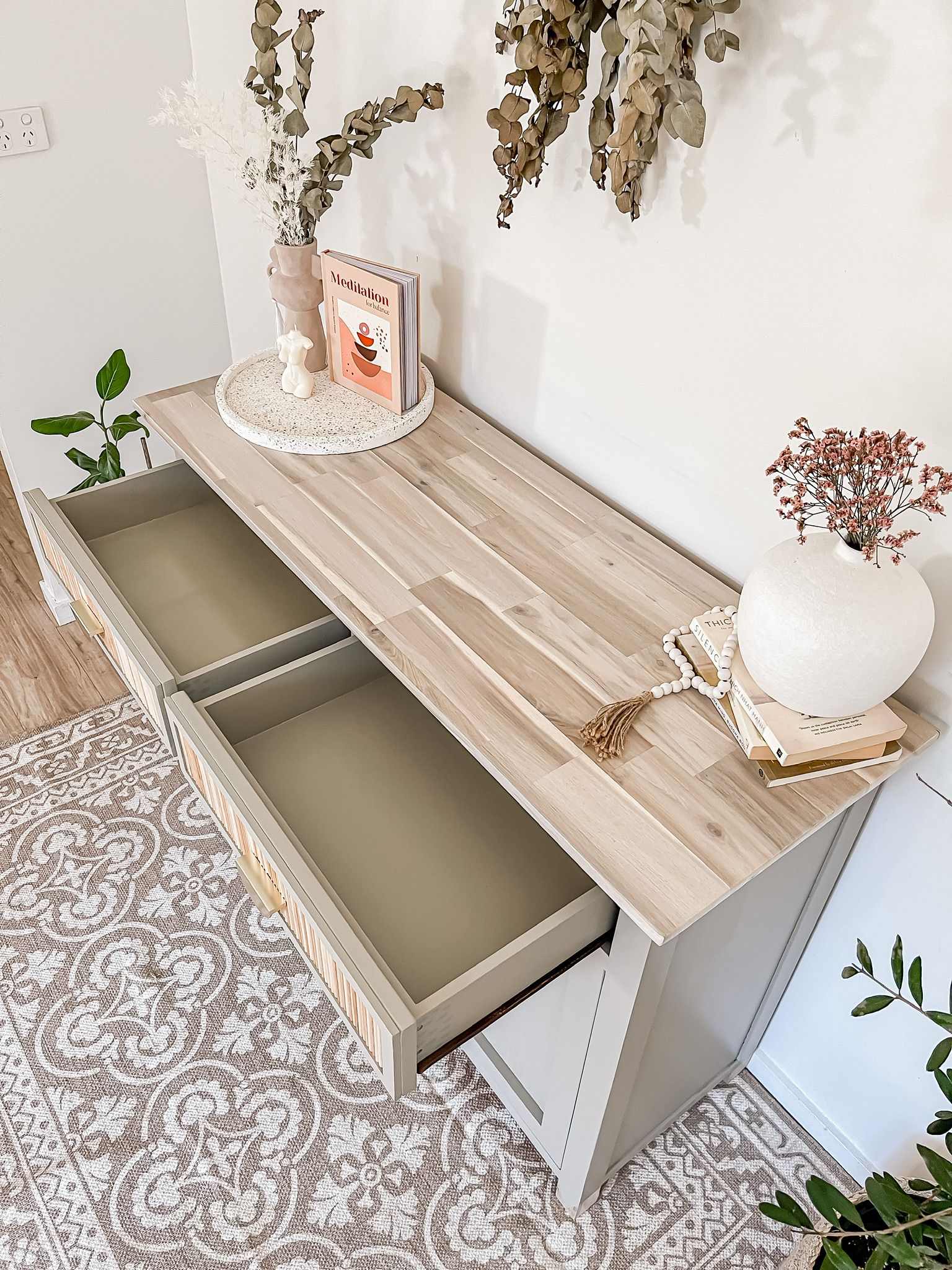 Upcycled cabinet using homemade whitewas... | Bunnings Workshop community