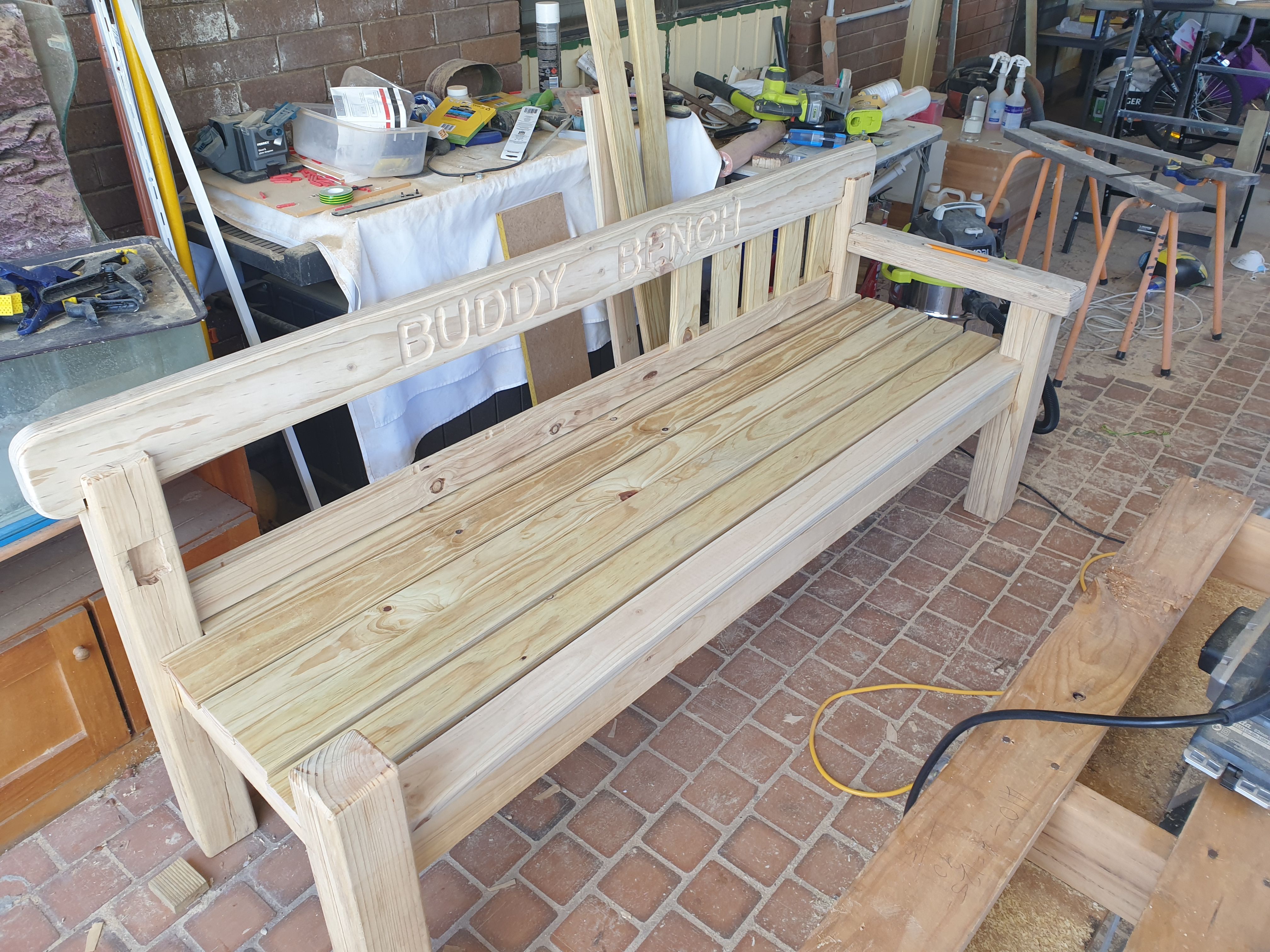 Buddy bench for school | Bunnings Workshop community