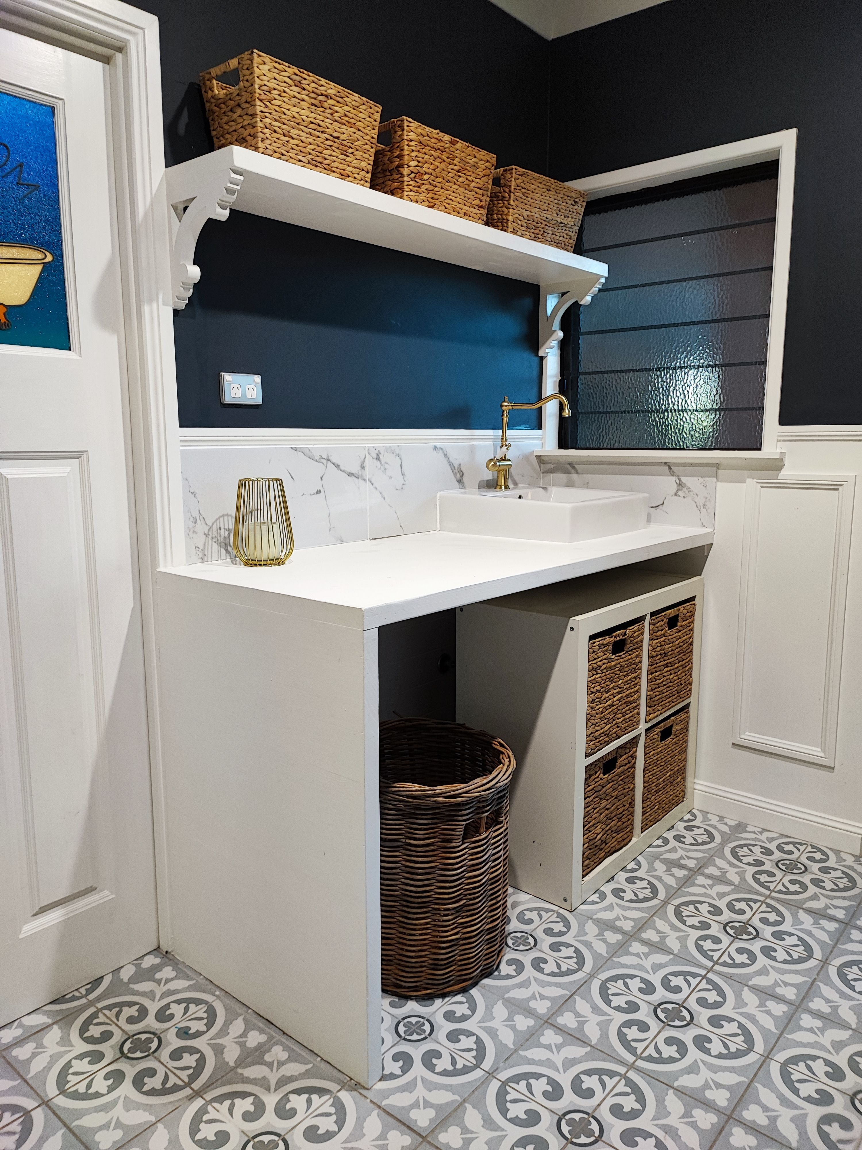 Mud room makeover with upcycled cabinetr... | Bunnings Workshop community