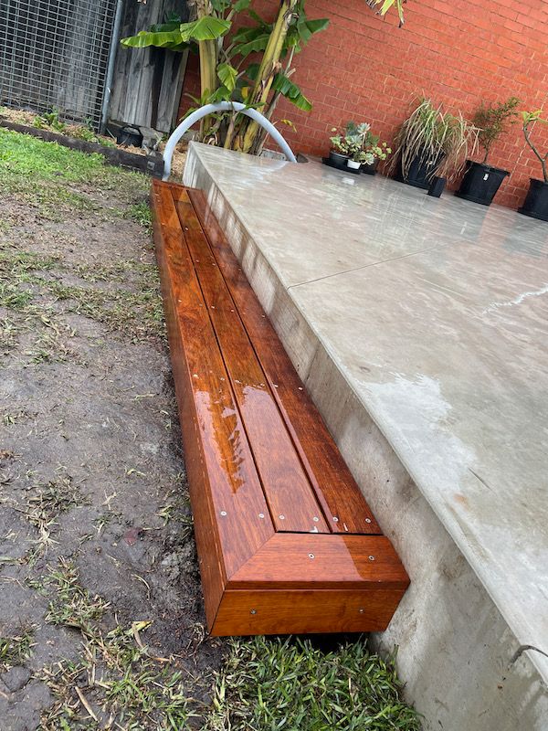 Merbau patio step | Bunnings Workshop community