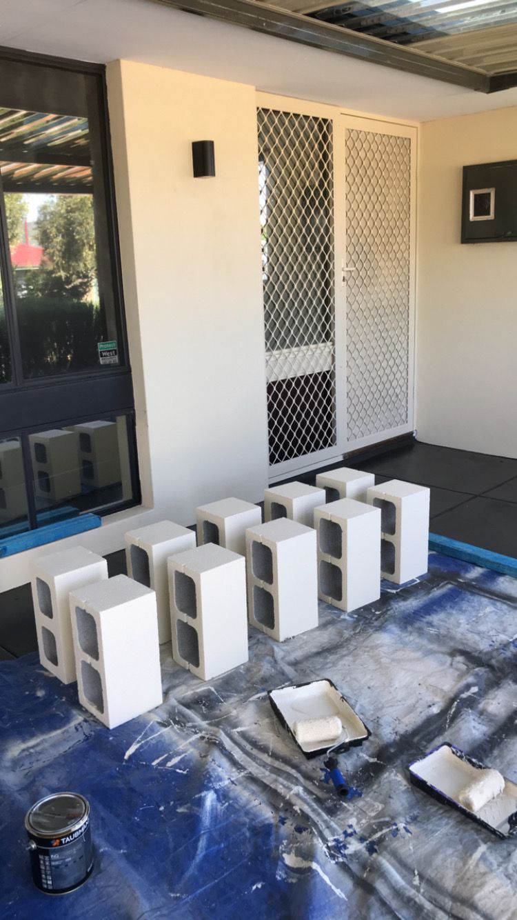 Besser block outdoor bench and landscapi... | Bunnings Workshop community