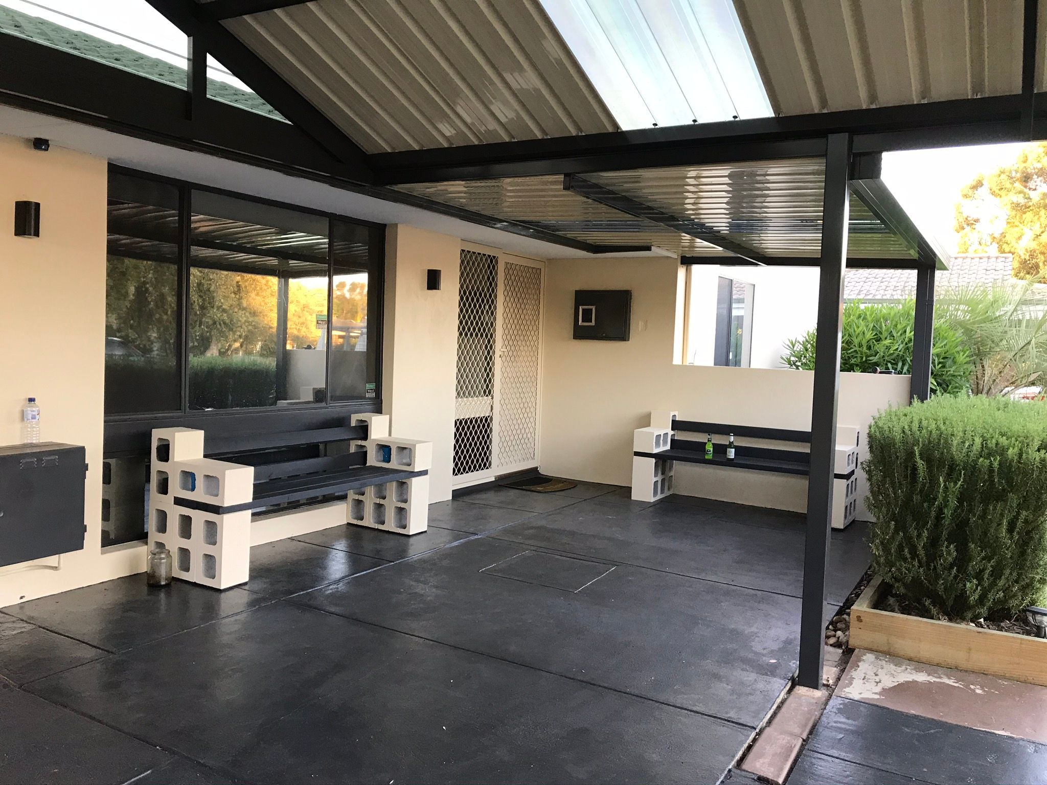 Besser block outdoor bench and landscapi... | Bunnings Workshop community