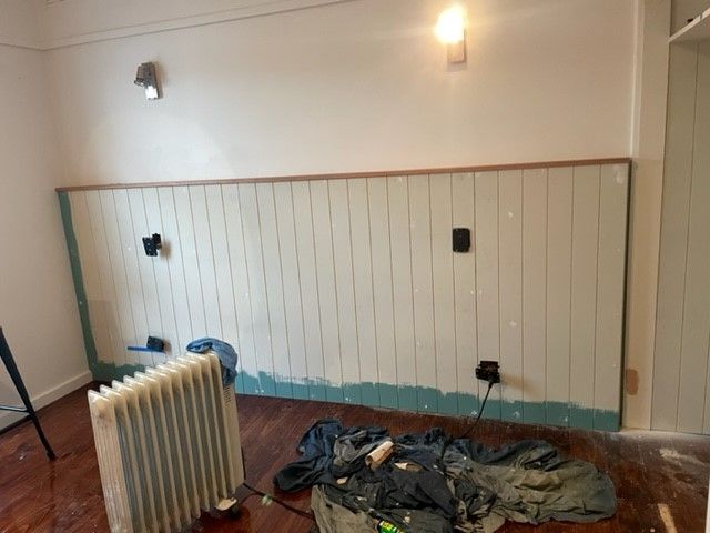 Bedroom renovation with VJ panel mudroom | Bunnings Workshop community