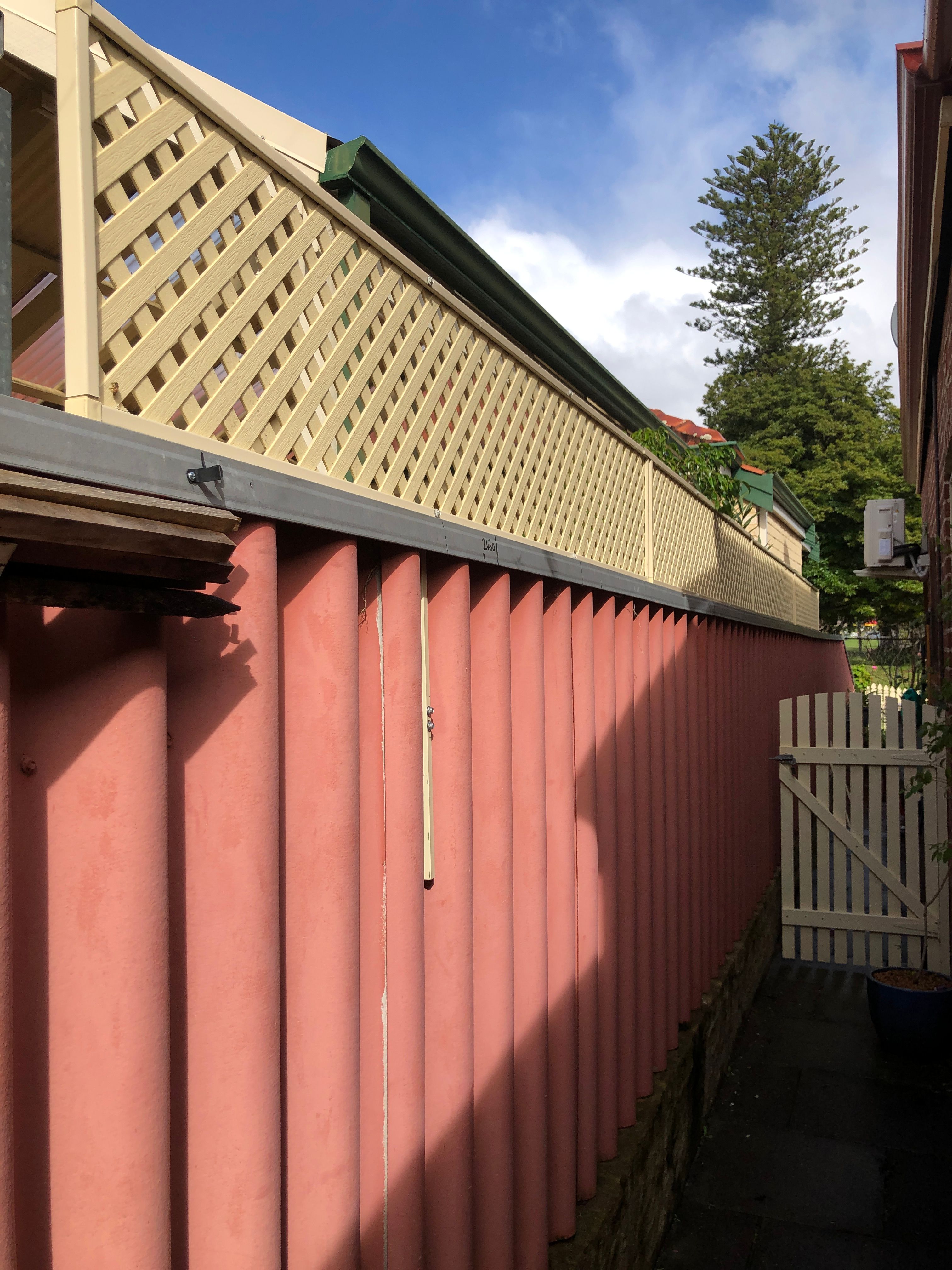 How to add lattice extension to cement s... | Bunnings Workshop community