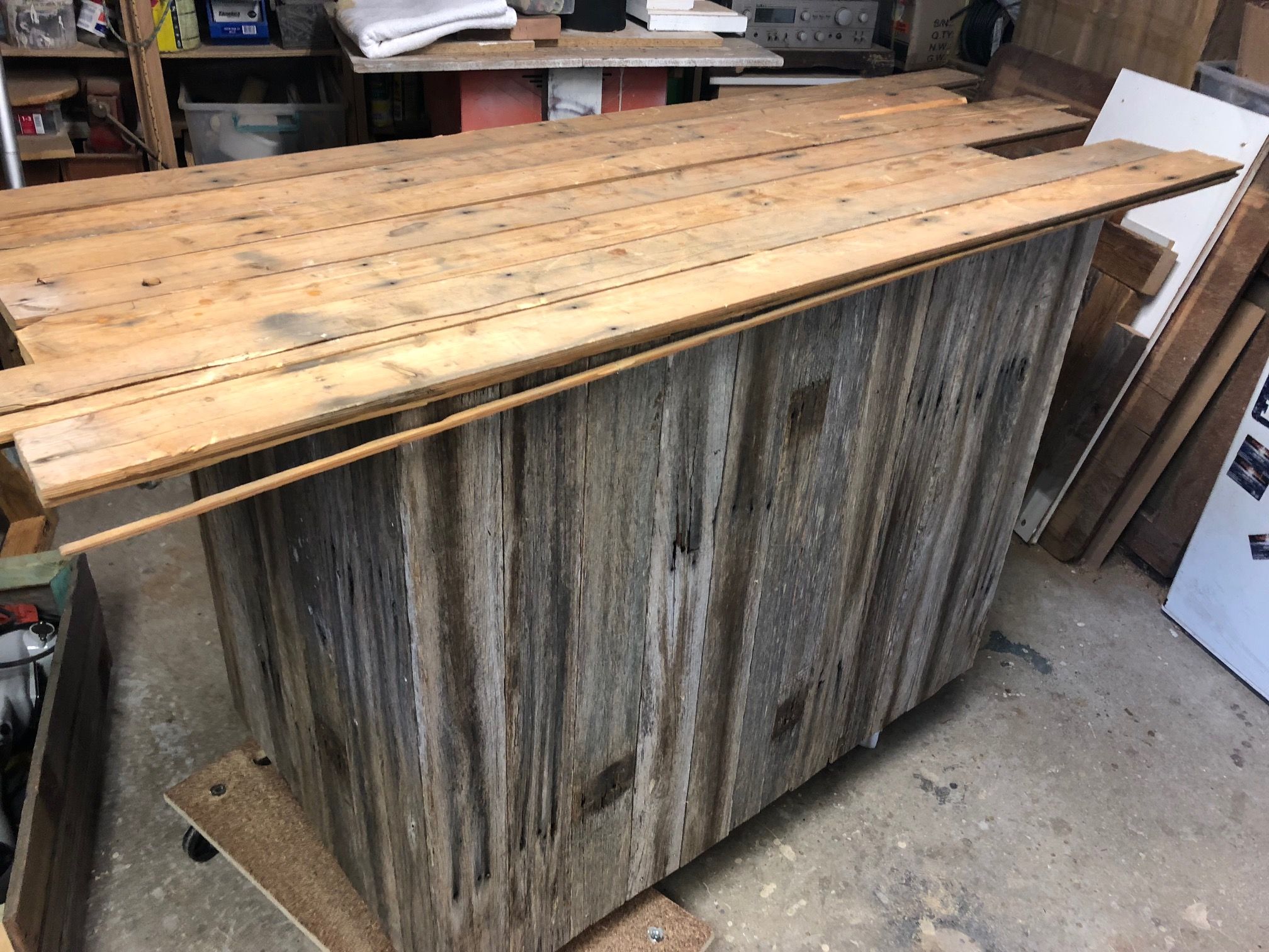 Rustic Cash register counter | Bunnings Workshop community
