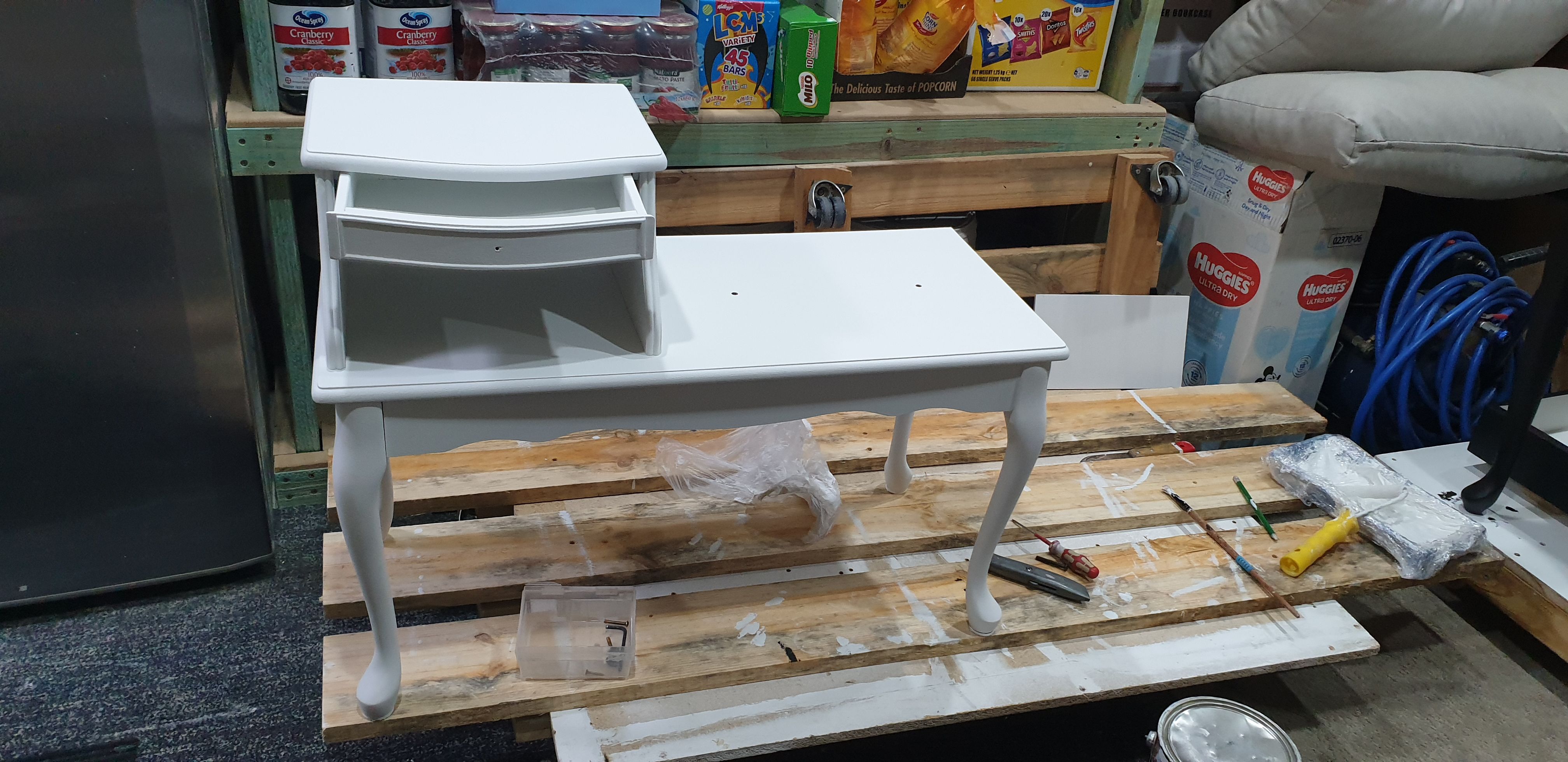 Upcycled telephone table | Bunnings Workshop community