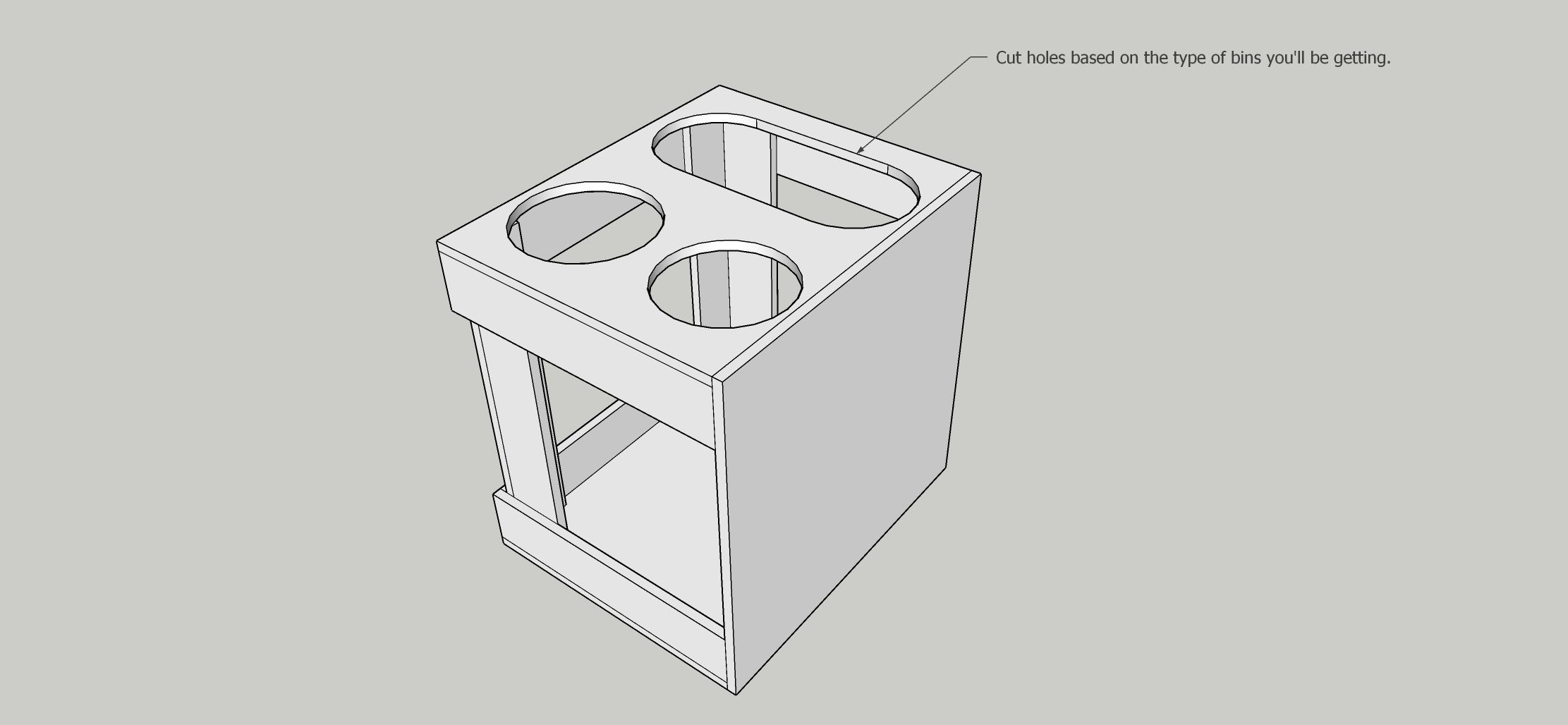 How to create a slide-out bin cupboard? | Bunnings Workshop community