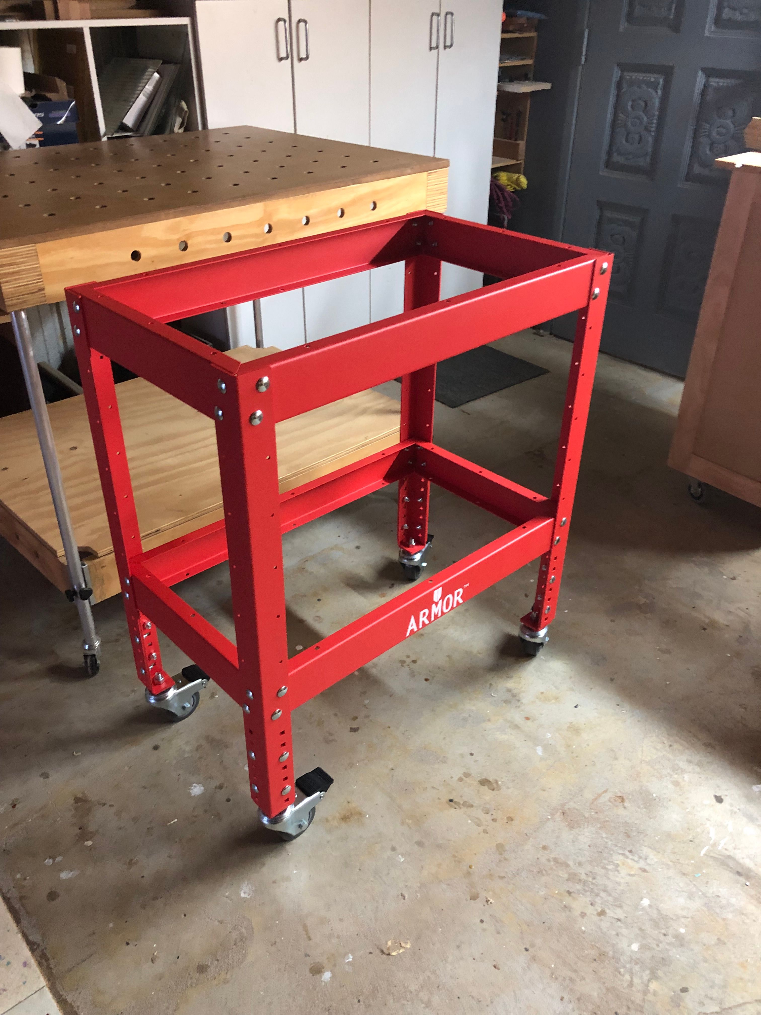 Mobile workbench with Specrite timber to... | Bunnings Workshop community