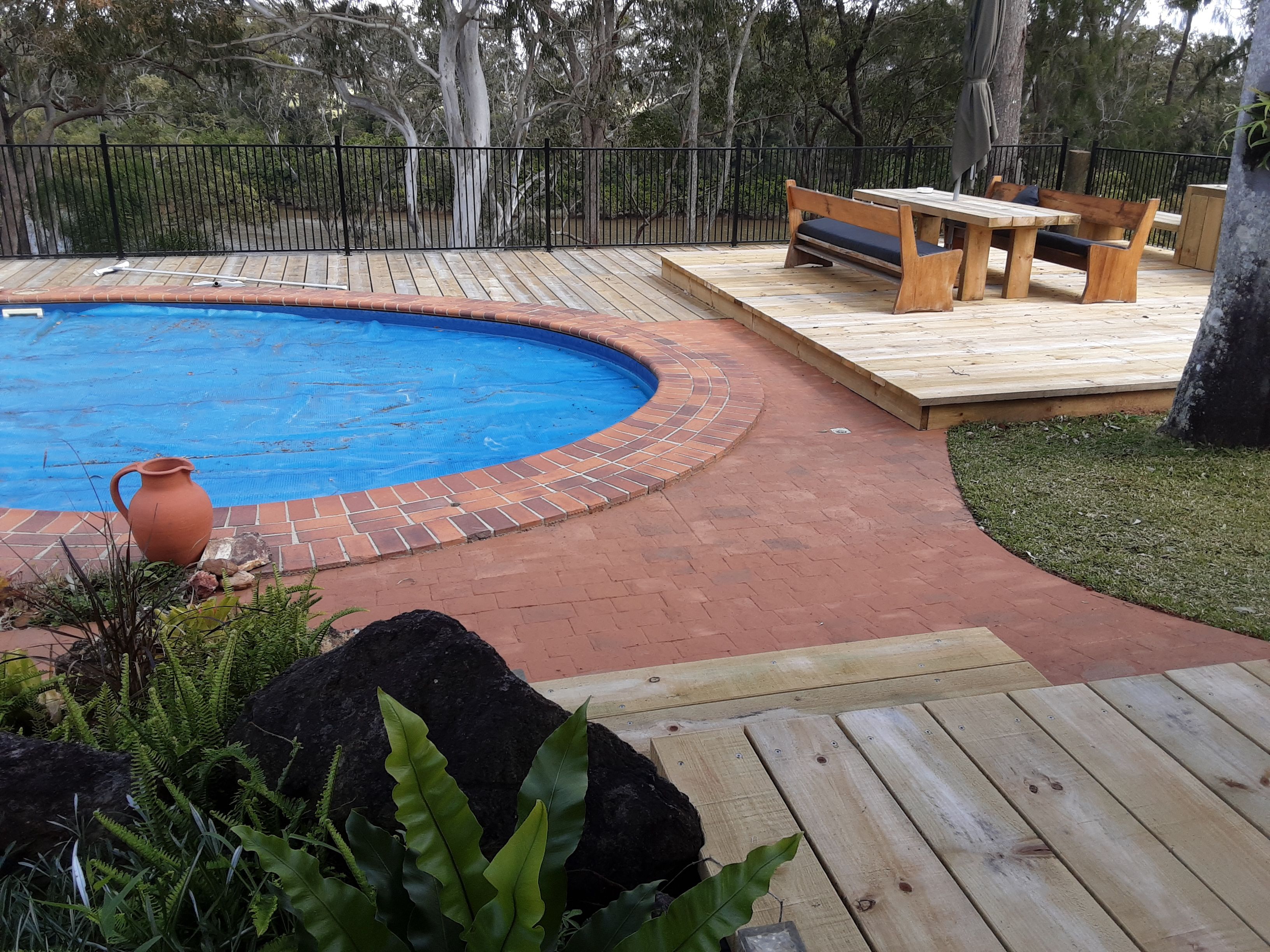 Resurfacing concrete around pool | Bunnings Workshop community