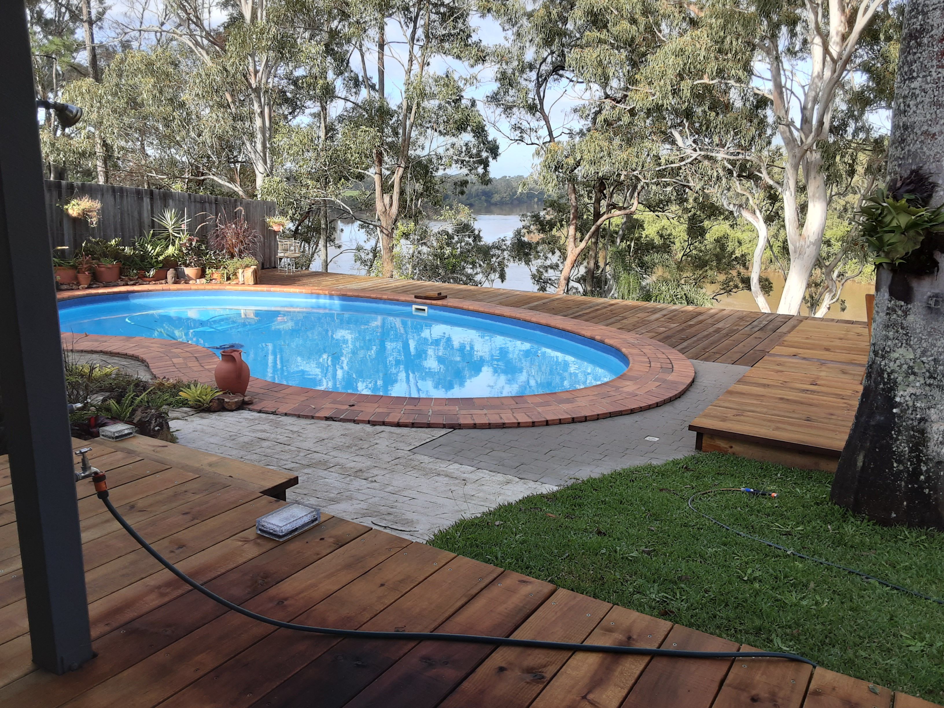 Resurfacing concrete around pool | Bunnings Workshop community