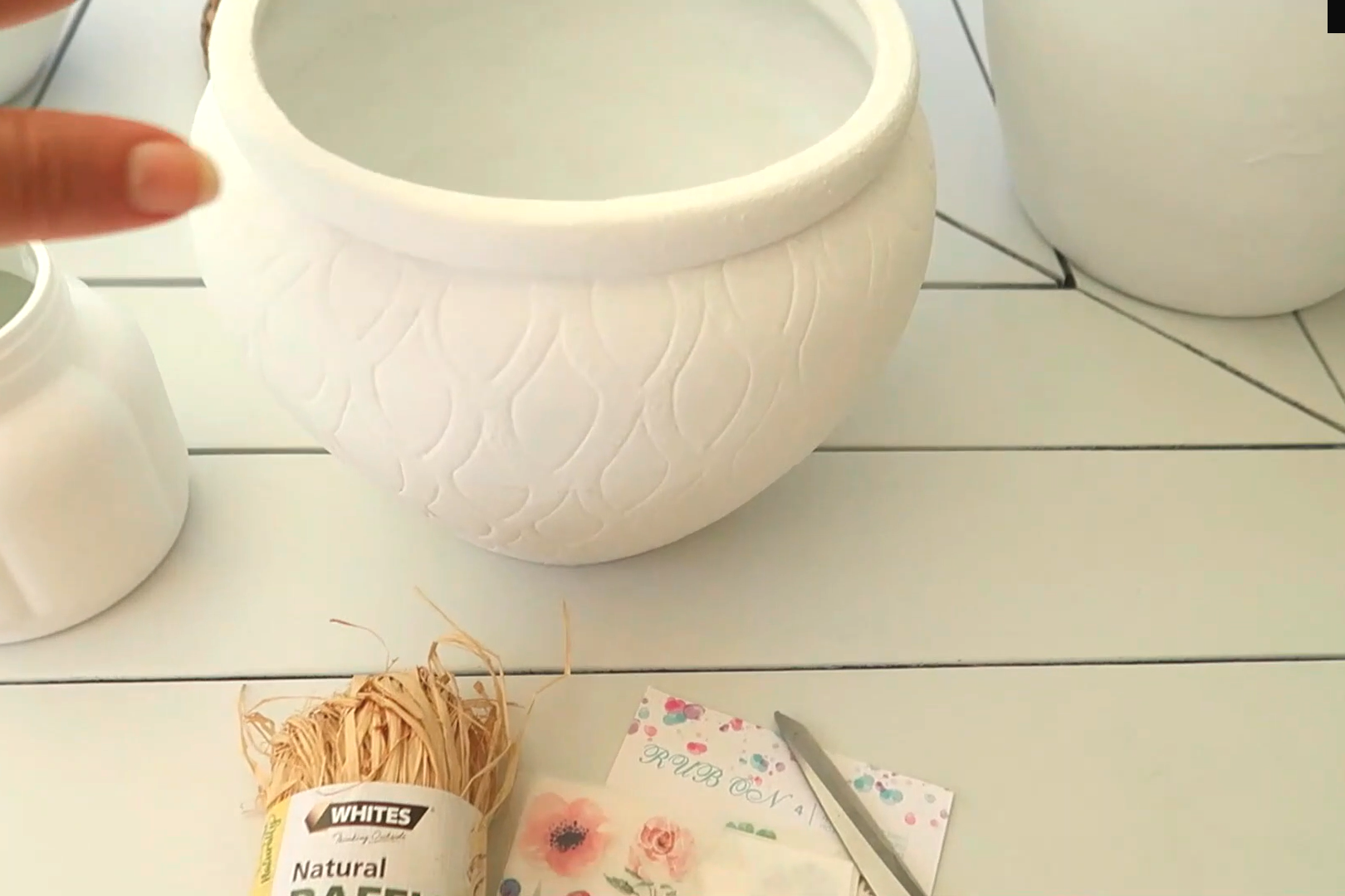 Upcycled pots using chalk paint | Bunnings Workshop community