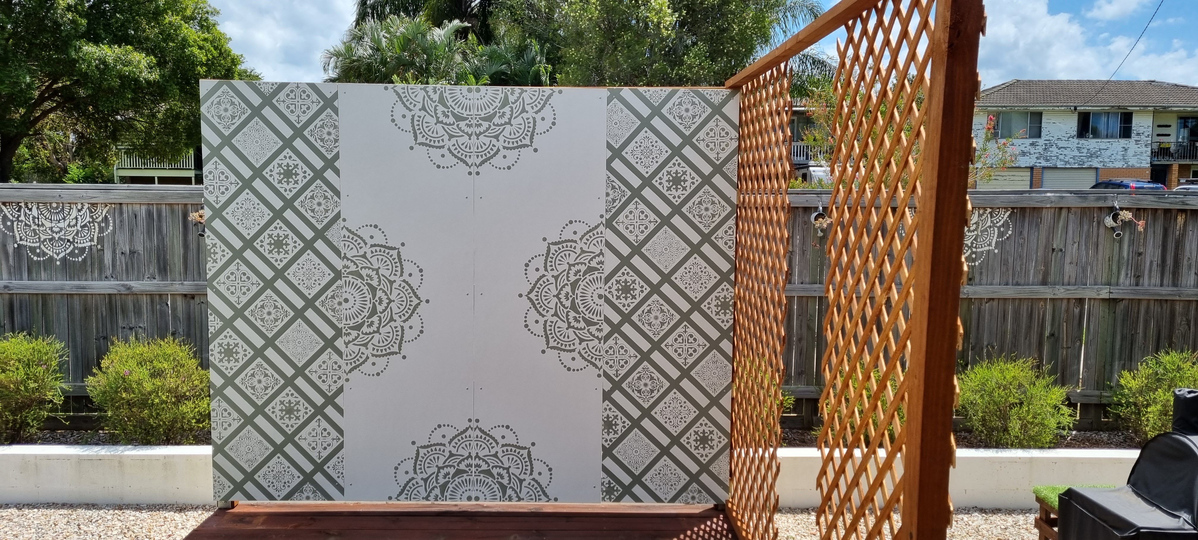 Garden deck feature wall | Bunnings Workshop community