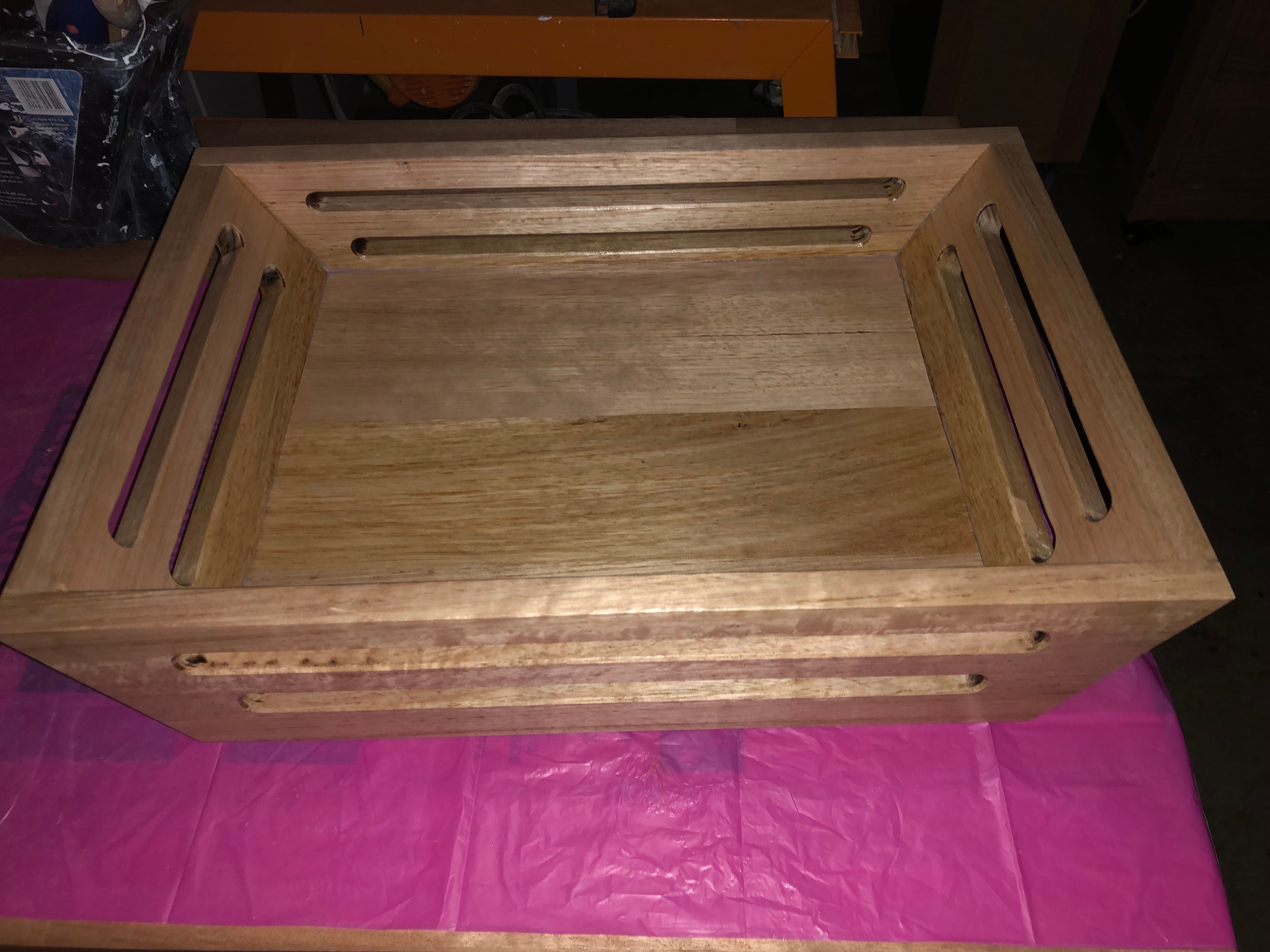 Timber tray for fruit | Bunnings Workshop community