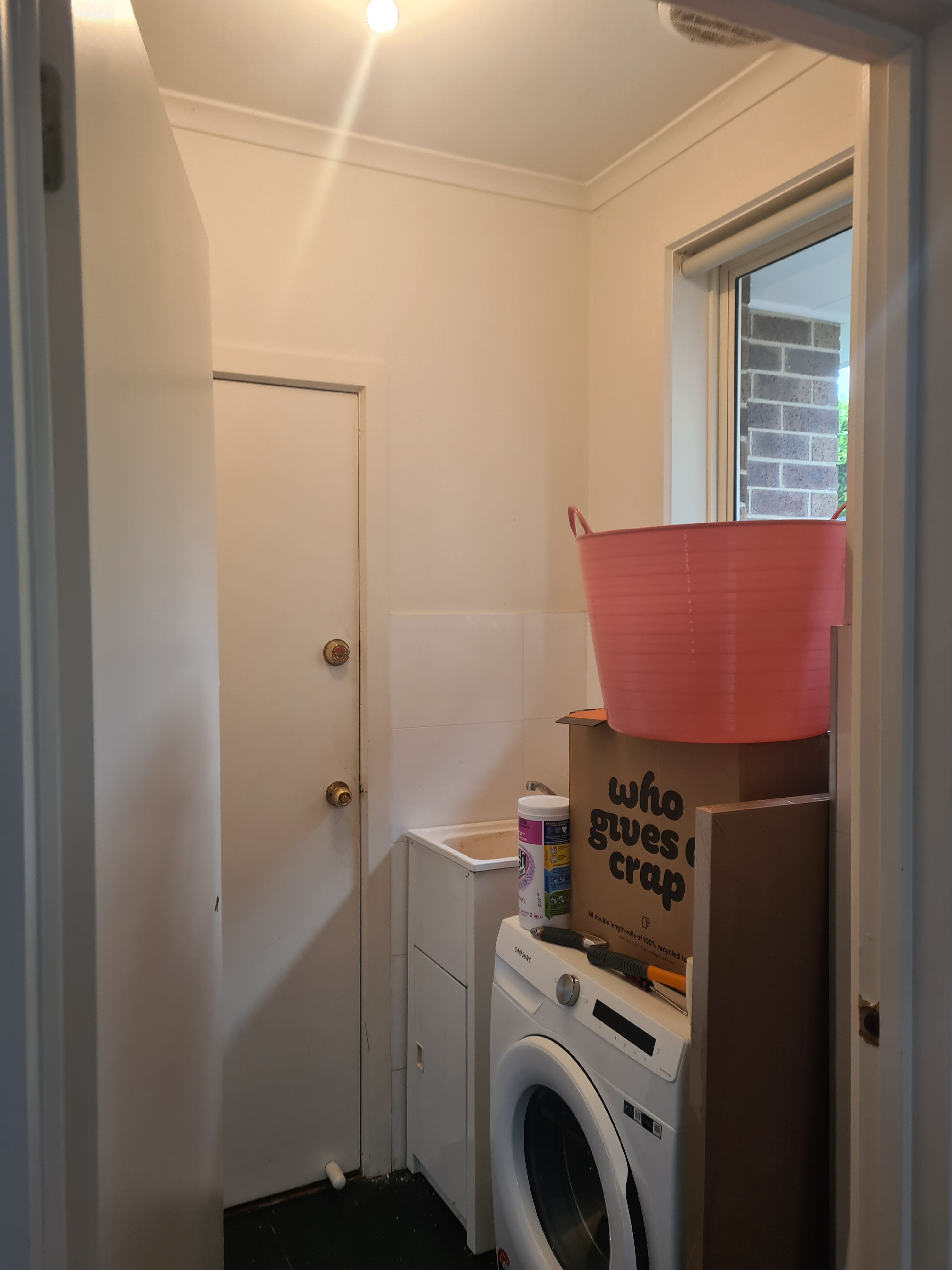 Laundry reno with new benchtop | Bunnings Workshop community