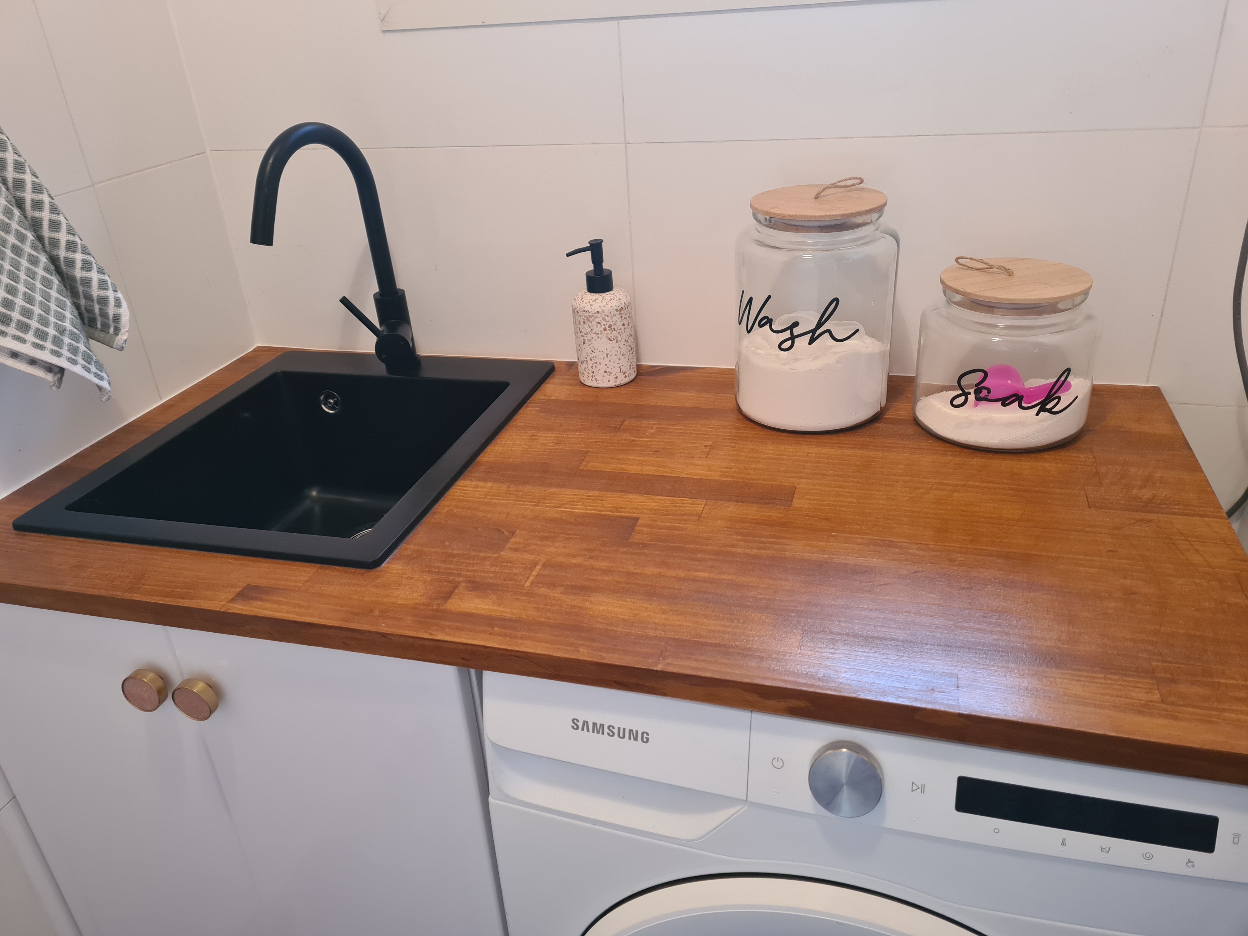 Laundry reno with new benchtop | Bunnings Workshop community