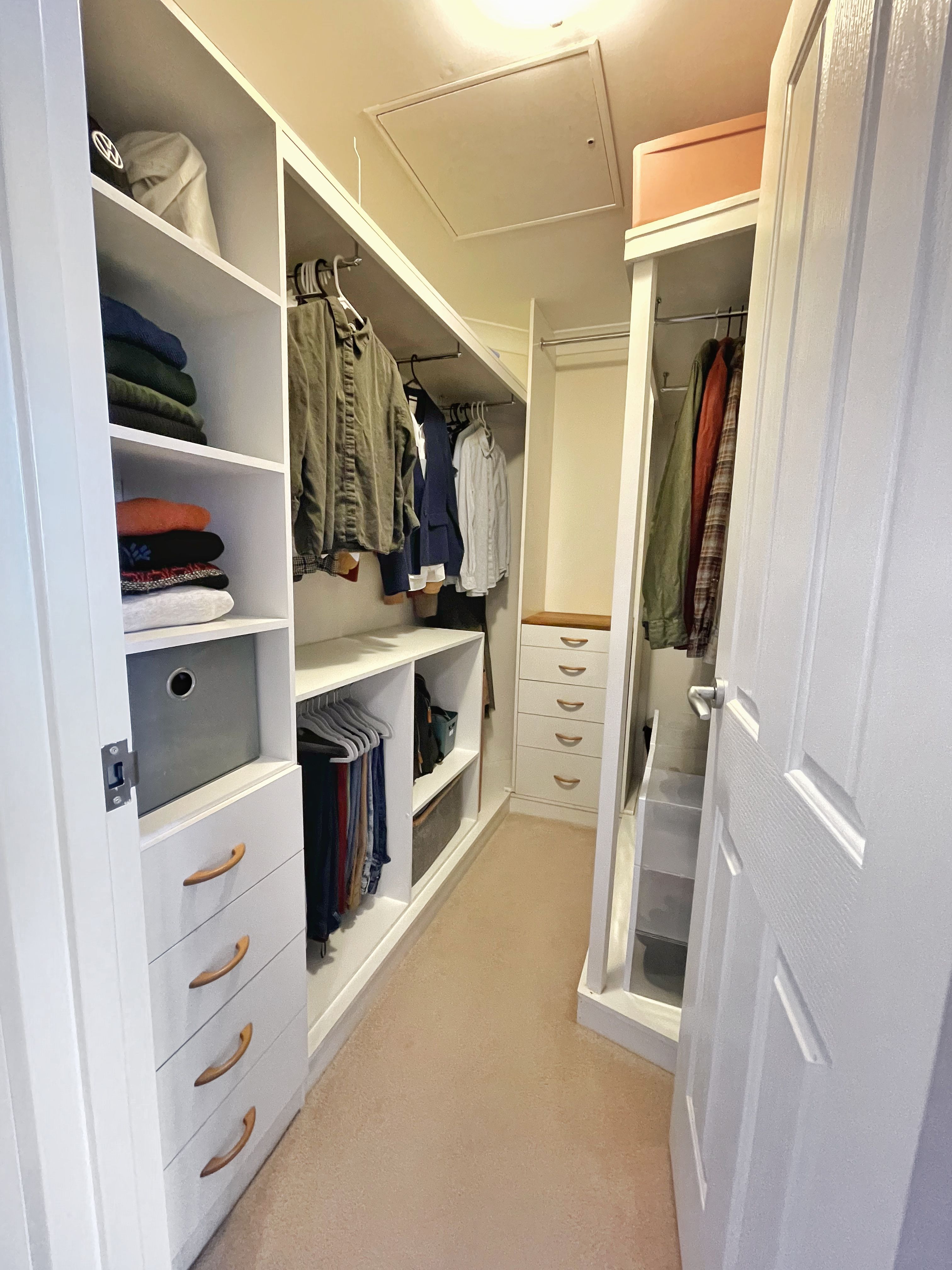 Wardrobe makeover adding additional stor... | Bunnings Workshop community