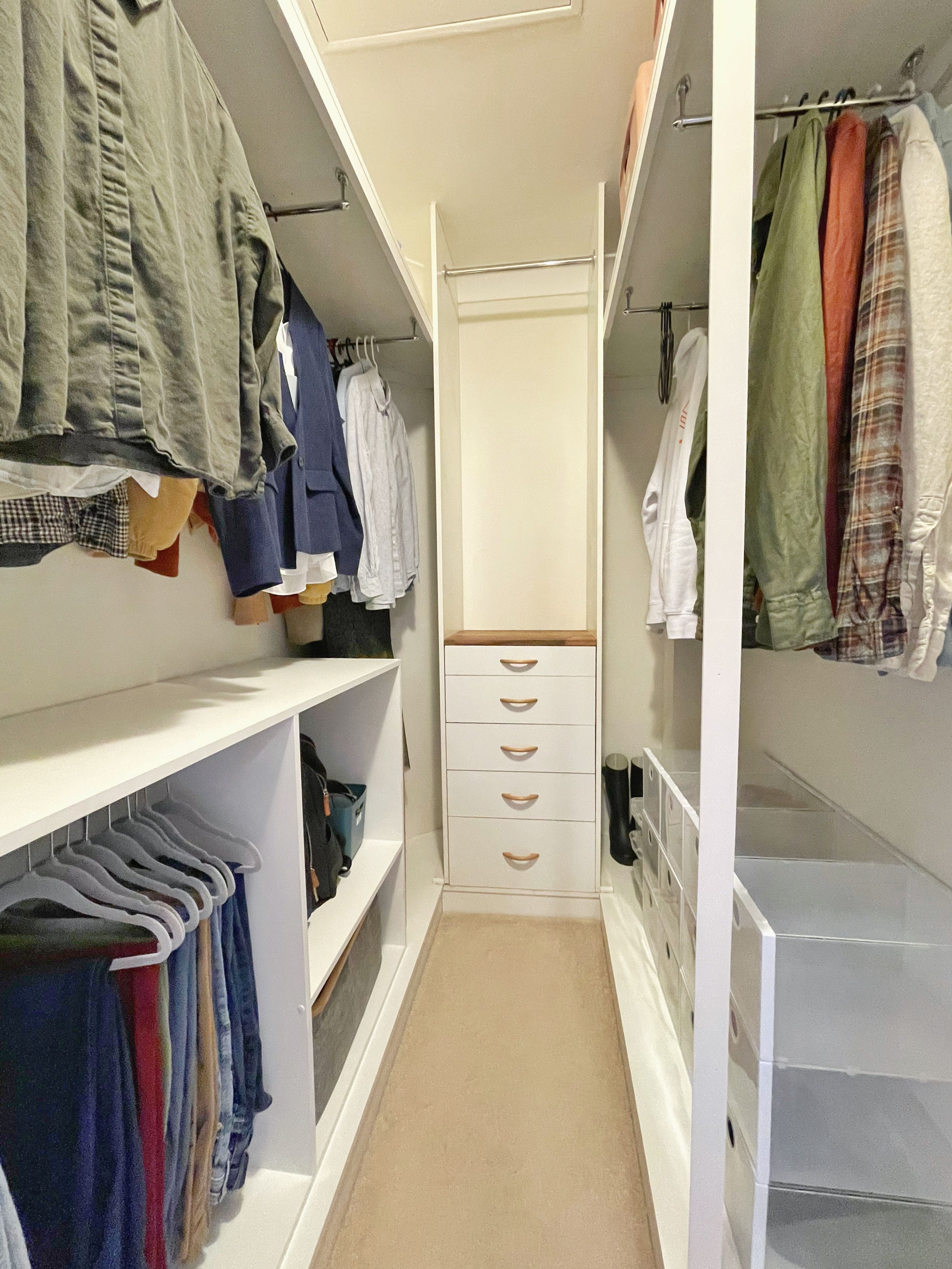Wardrobe makeover adding additional stor... | Bunnings Workshop community