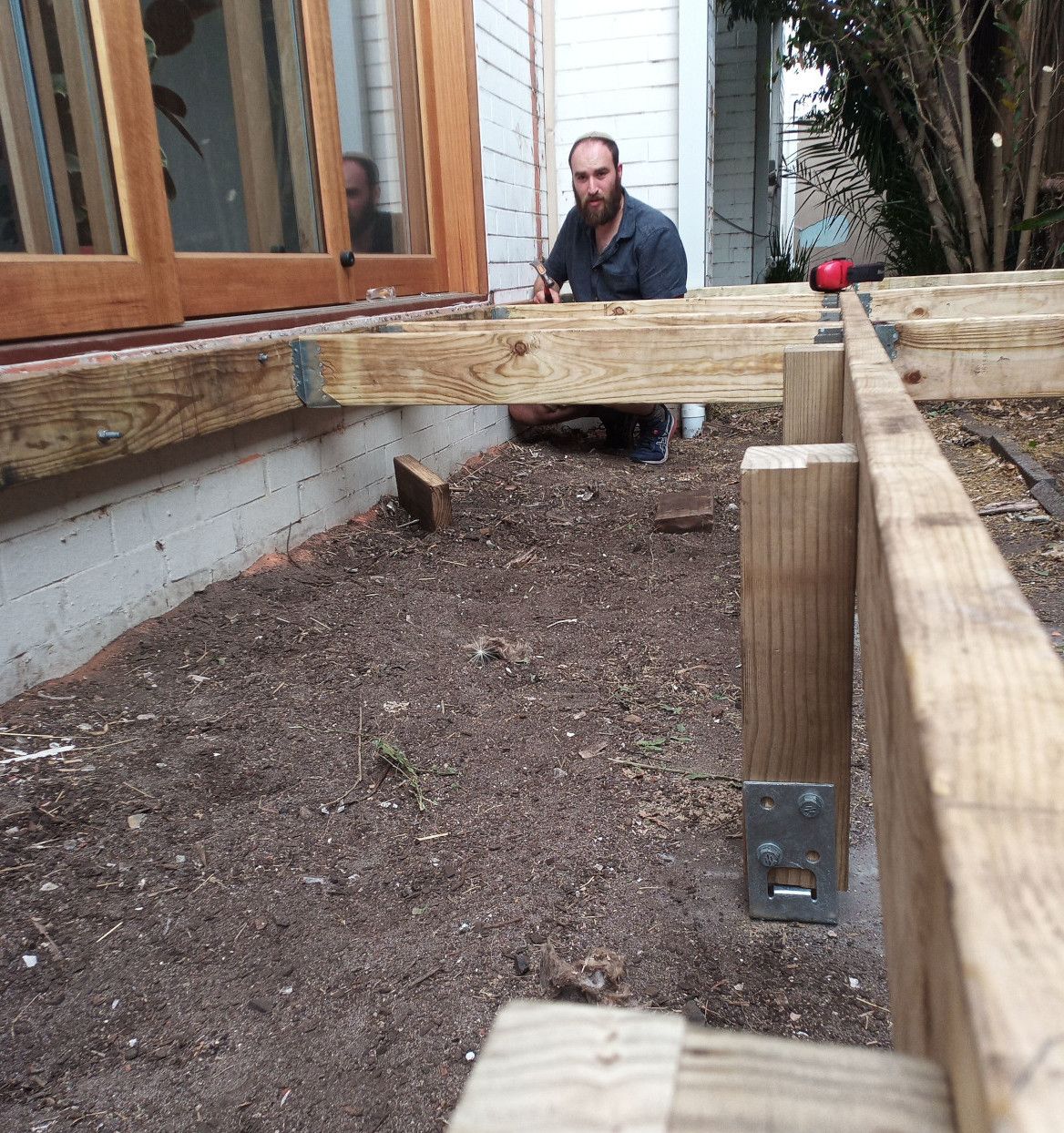 Low-level deck using reclaimed timber | Bunnings Workshop community