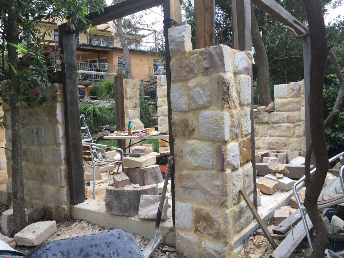Sandstone barn build with reclaimed timb... | Bunnings Workshop community