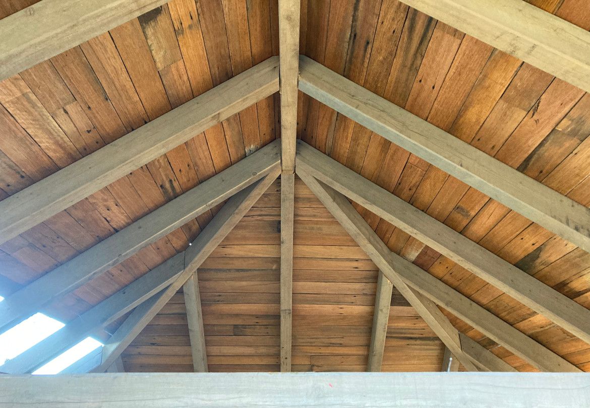 Sandstone barn build with reclaimed timb... | Bunnings Workshop community